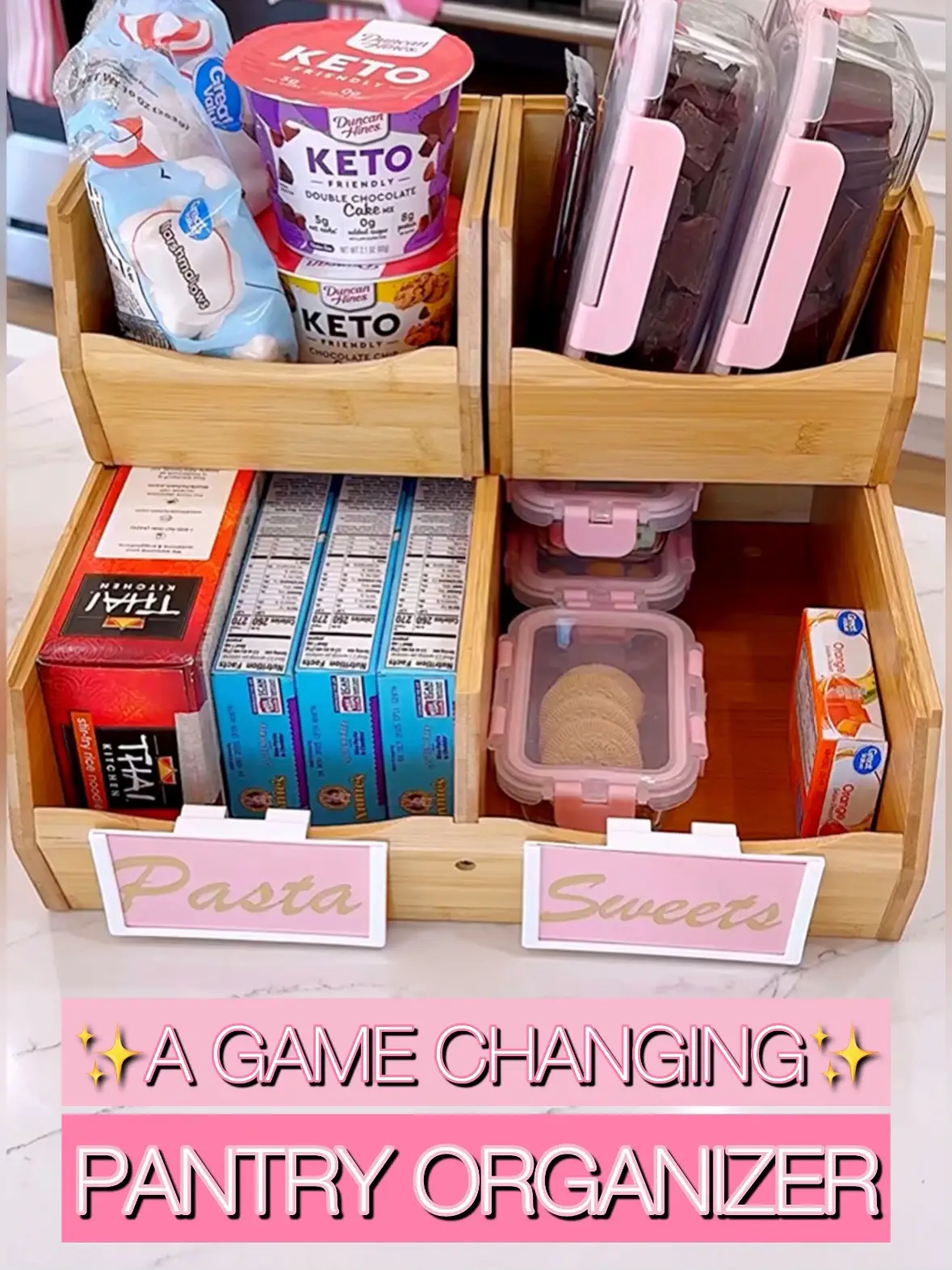 GAME CHANGING Pantry Organizer | Video published by KISSparkles | Lemon8