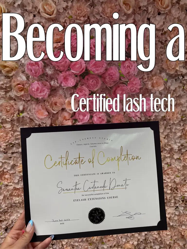 Experience becoming a Certified Lash Tech🤭💕 | Gallery posted by ...