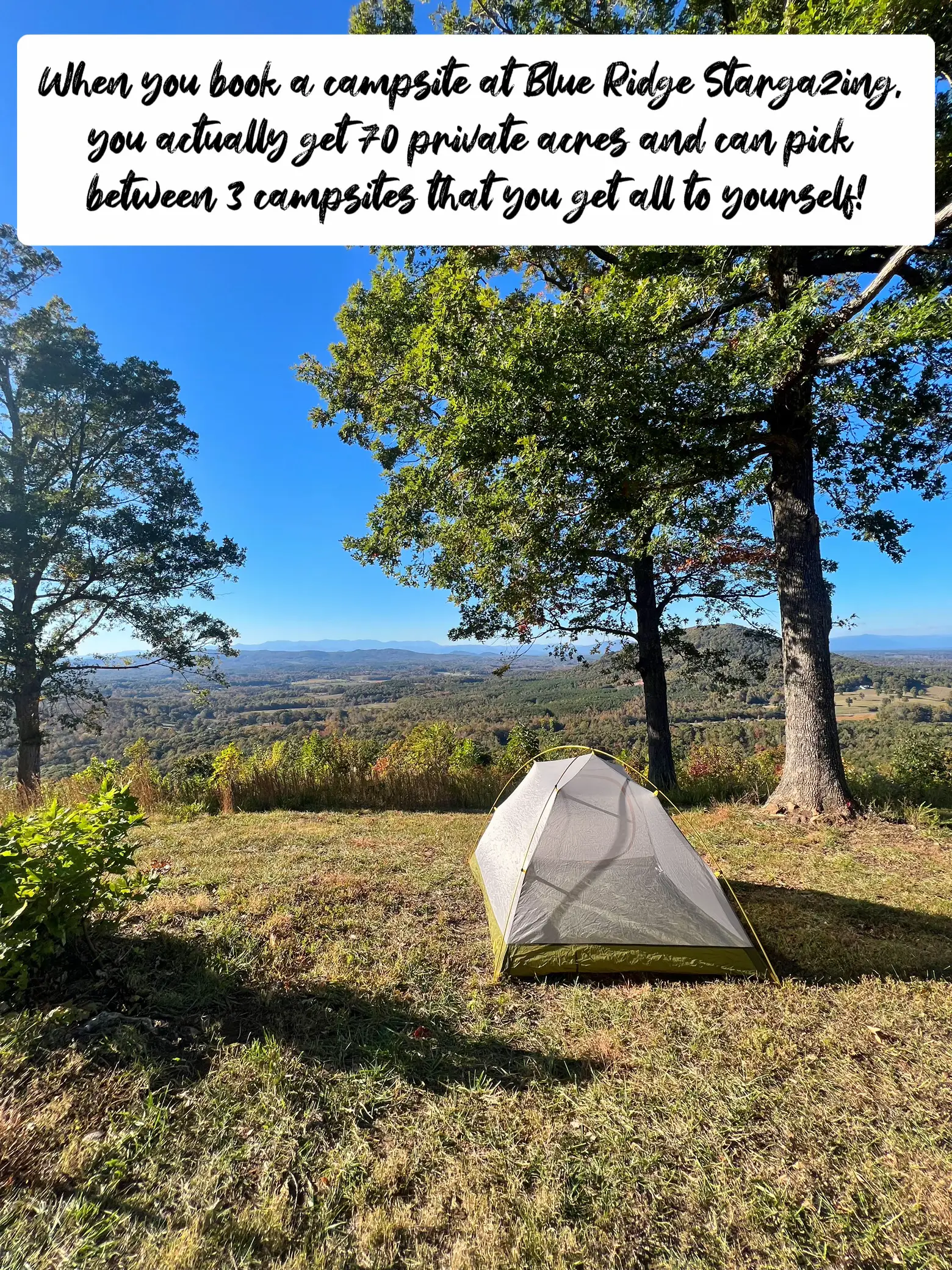 HipCamp Review - Blue Ridge Stargazing in NC | Gallery posted by Blair ...