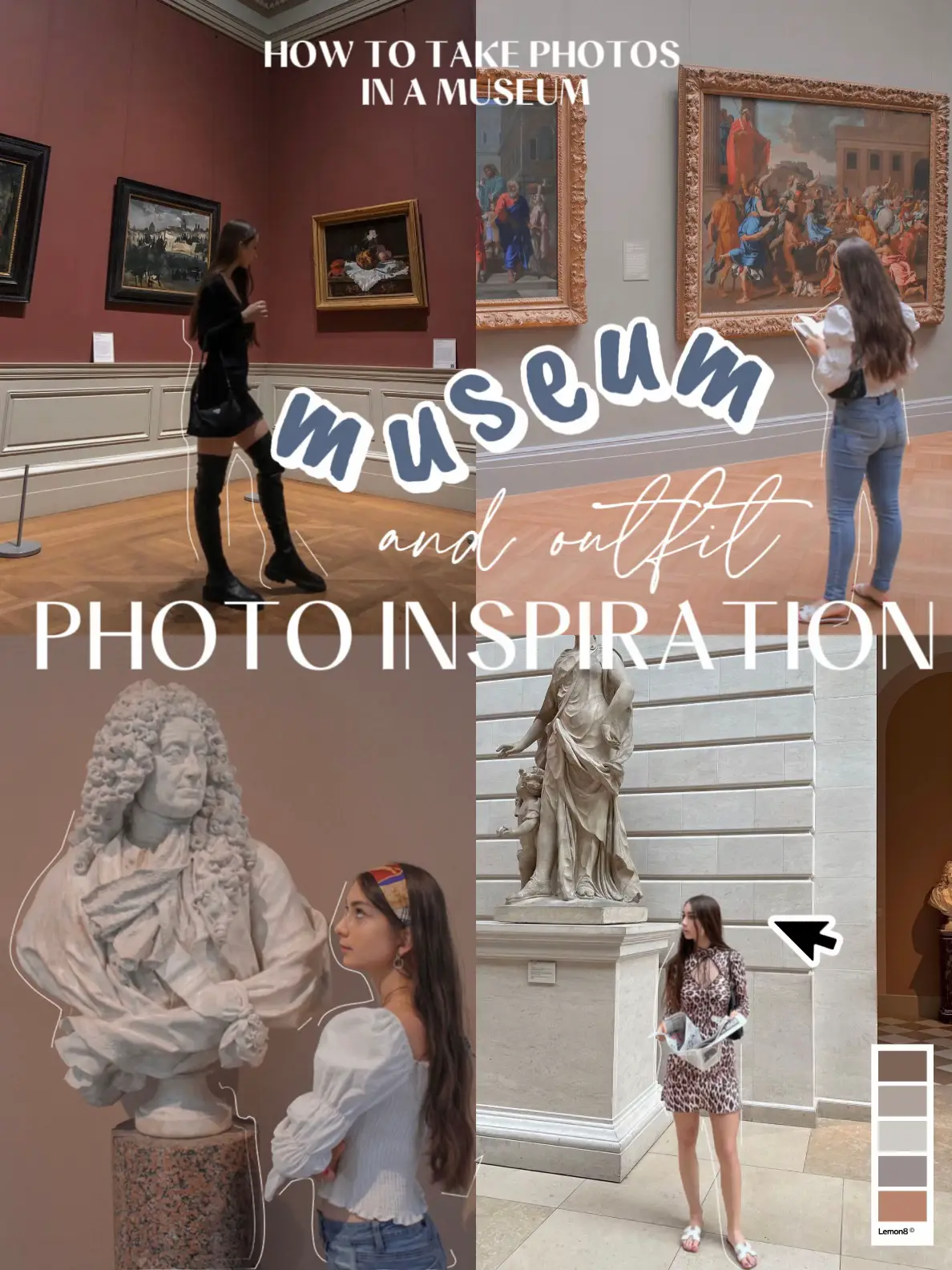 How to Take Outfit Photos in a Museum 📸🎨 | Gallery posted by BeingIsabella | Lemon8