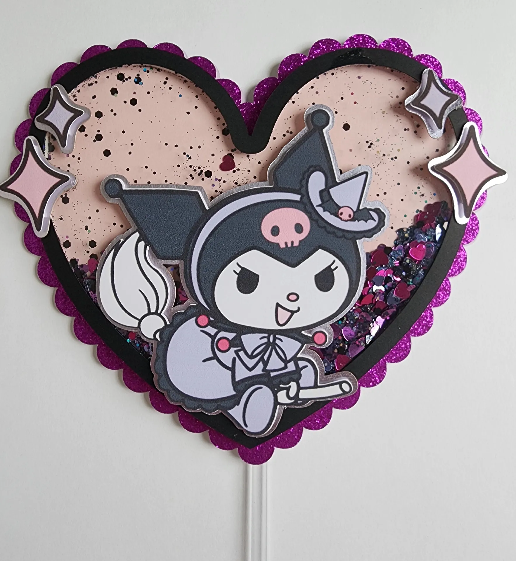 Kuromi Cake Topper💜🖤 | Gallery posted by Carliita Liz | Lemon8
