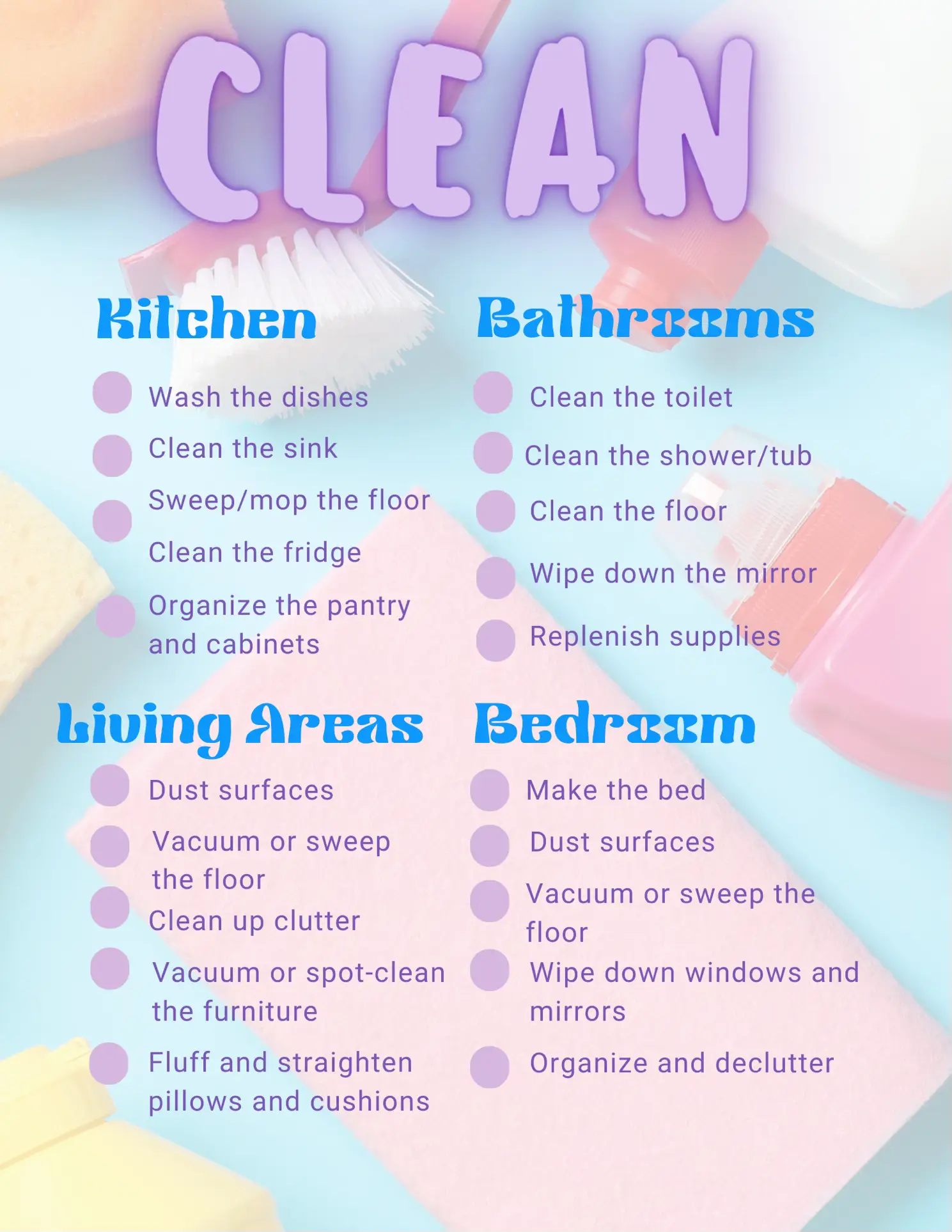 Clean List | Gallery posted by Lizmarie1995 | Lemon8