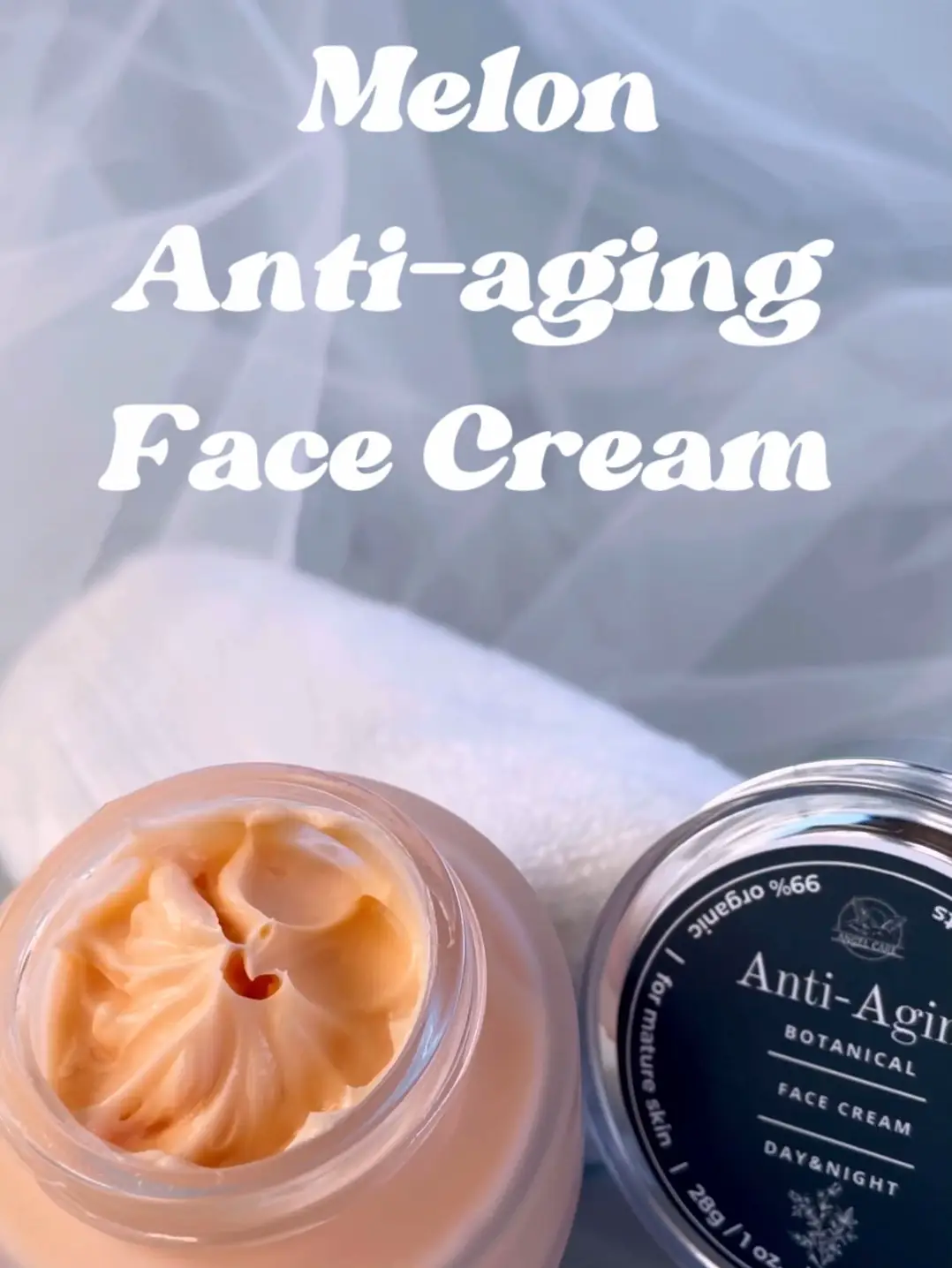Melon Anti-Aging Face Cream | Organic Skincare | Video published by angel.organic | Lemon8