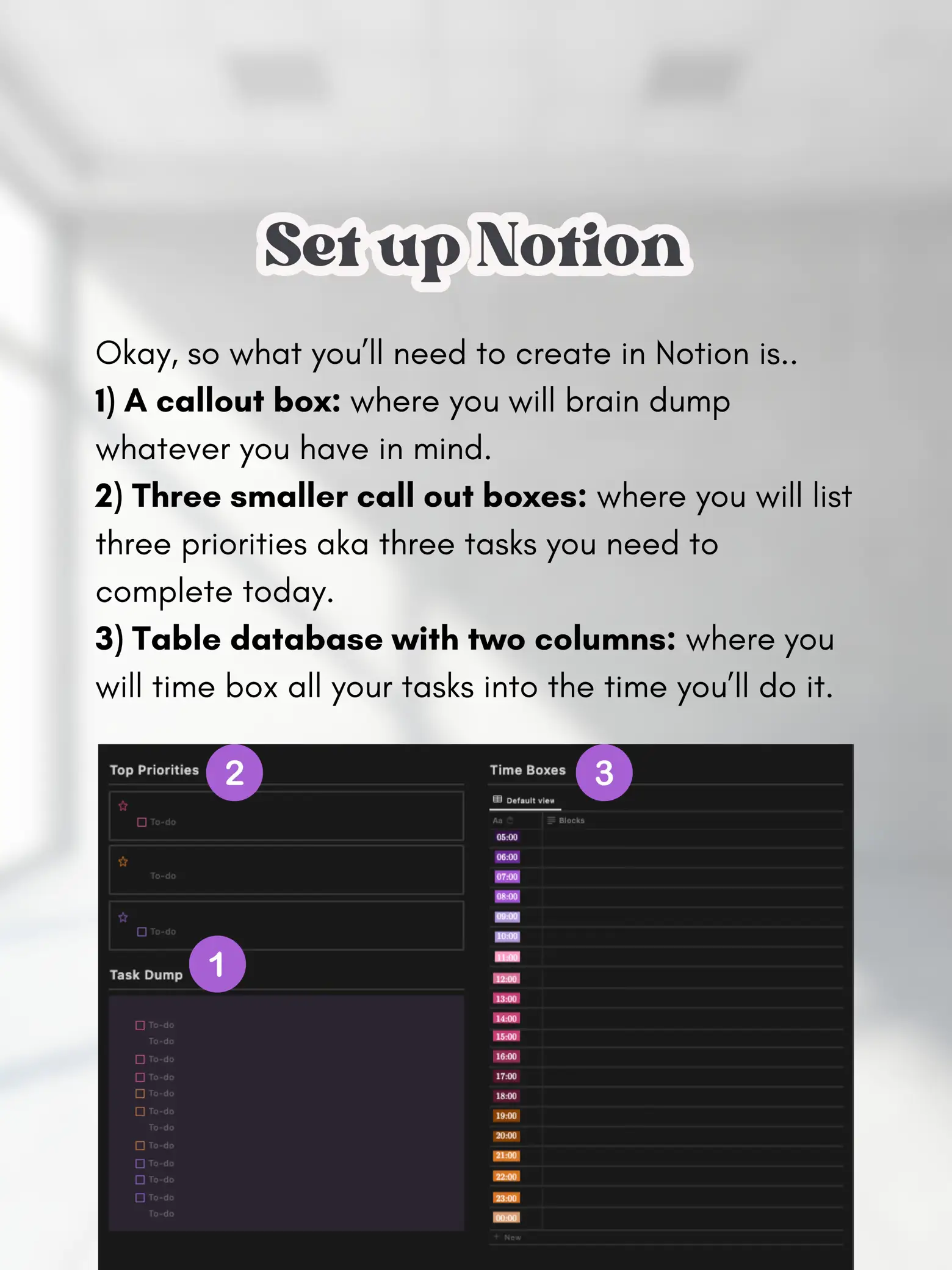How to start time boxing with Notion | Gallery posted by Theresa Notion | Lemon8