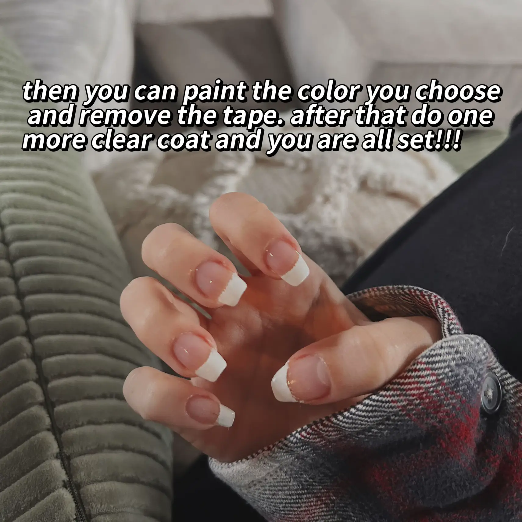 FRENCH TIP TUTORIAL🫶 🤍 | Gallery posted by Bre🧸 | Lemon8