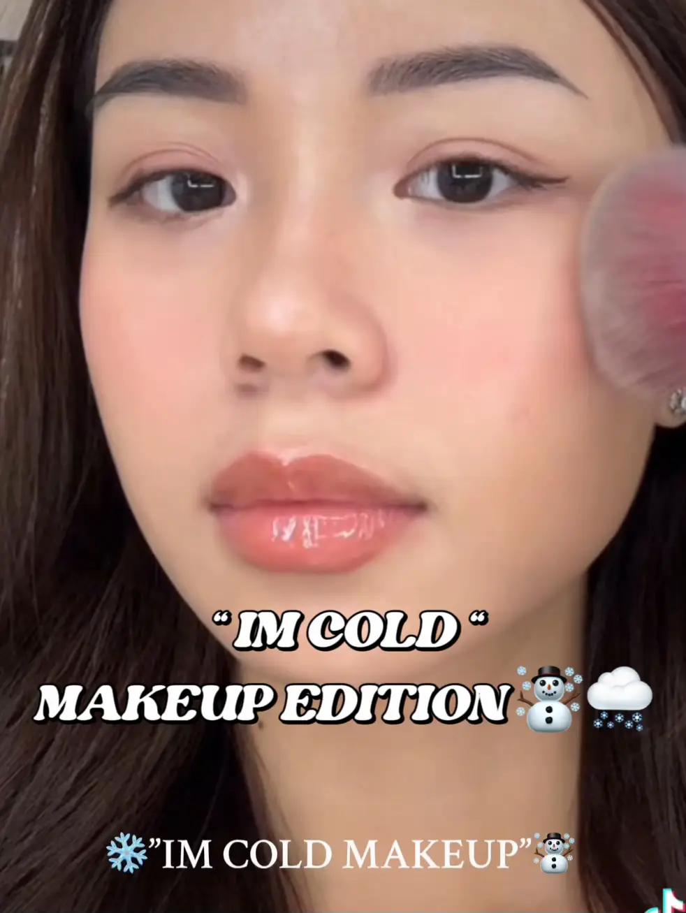 IM SO COLD makeup ️☃️🌨️ | Video published by Hannie Le | Lemon8