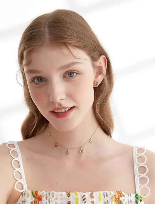 Little Cherry Necklace | Gallery posted by Her Lab | Lemon8