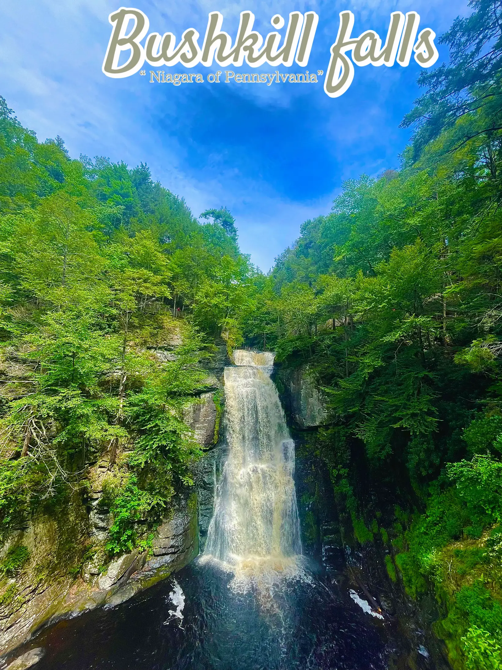 Bushkill falls 🌿⛰️ | Gallery posted by Hannah | Lemon8