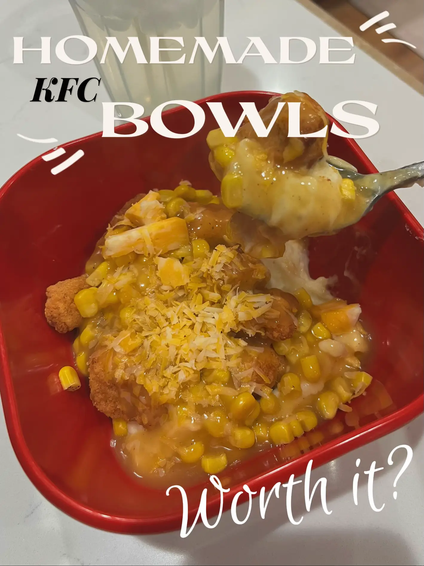Homemade KFC Bowls | Gallery posted by Sydney🧚🏼‍♀️ | Lemon8
