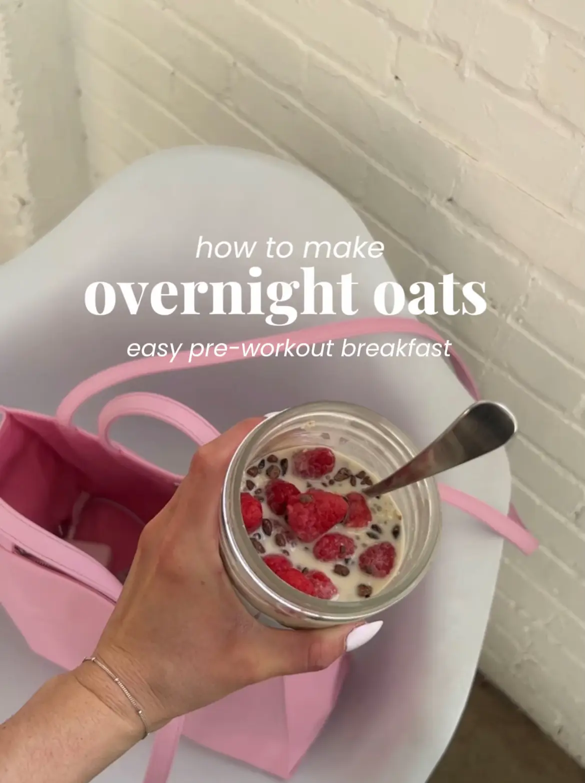 easy pre-workout overnight oats breakfast recipe! | แกลเลอรีที่โพสต์โดย ...