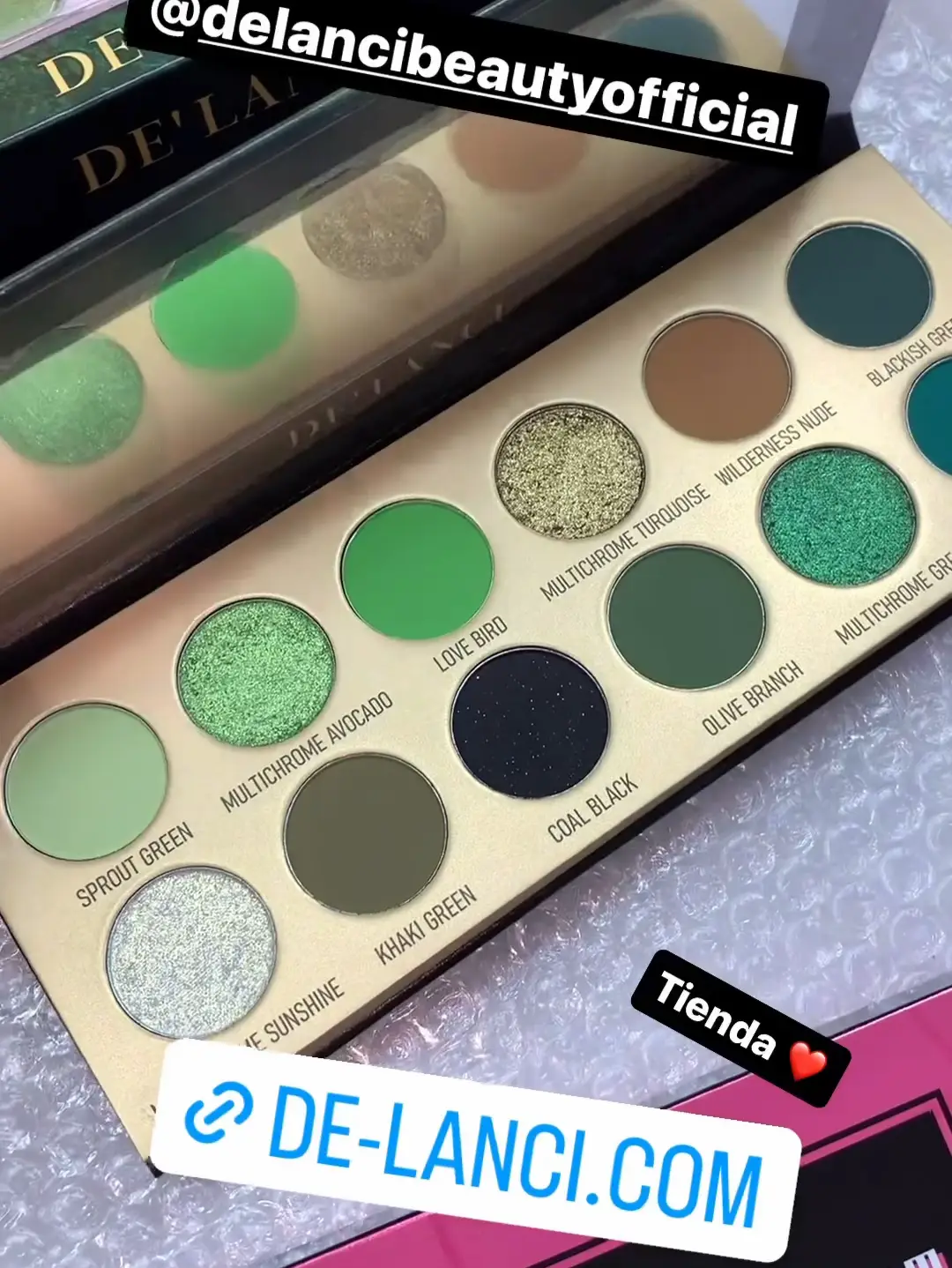 DE´LANCI OLIVE EARTH 12 colors multichrome green m | Video published by DE'LANCI Beauty | Lemon8