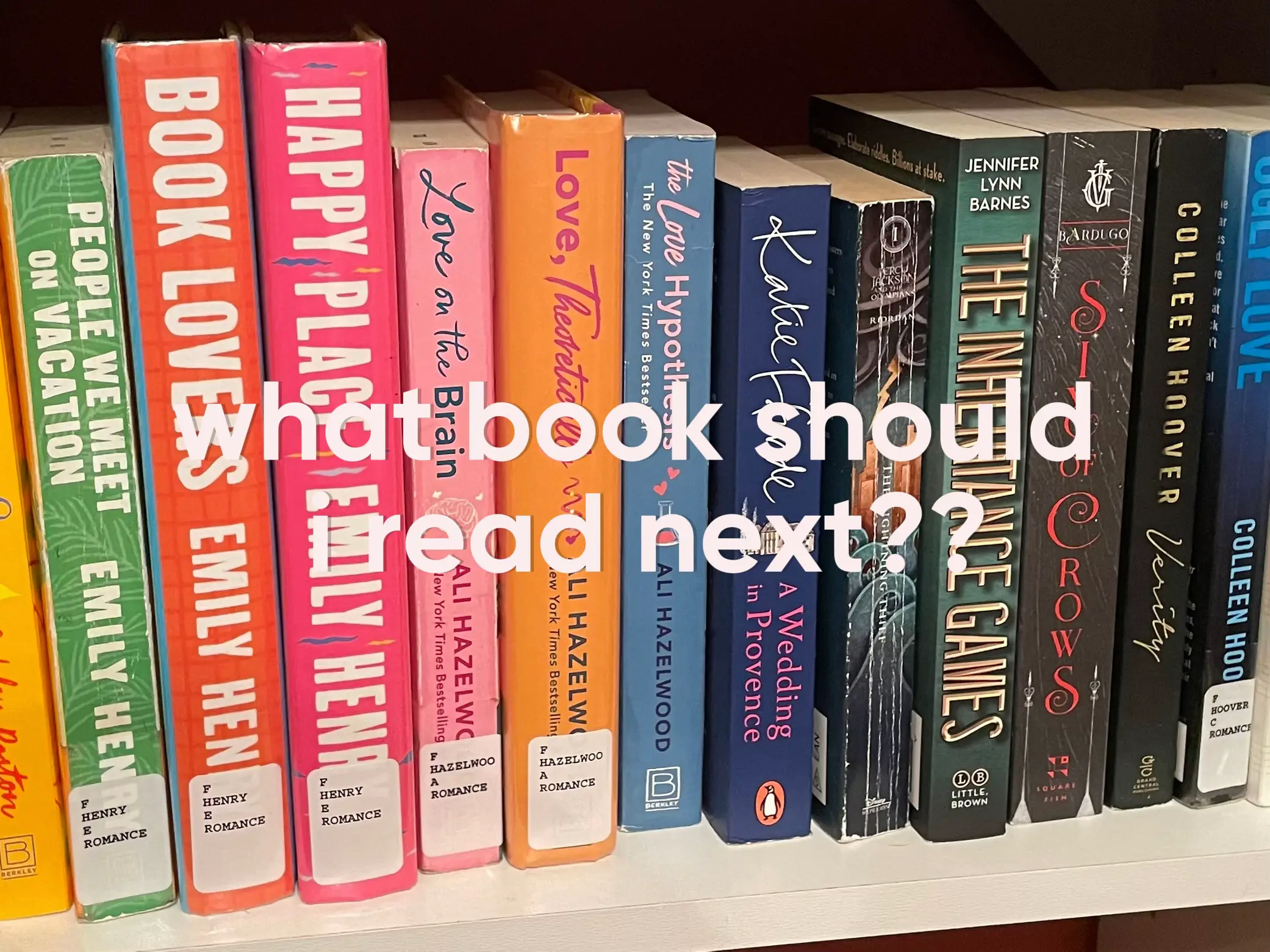 what book should i read next?? | Gallery posted by lyn ʕ •ᴥ• ʔ | Lemon8