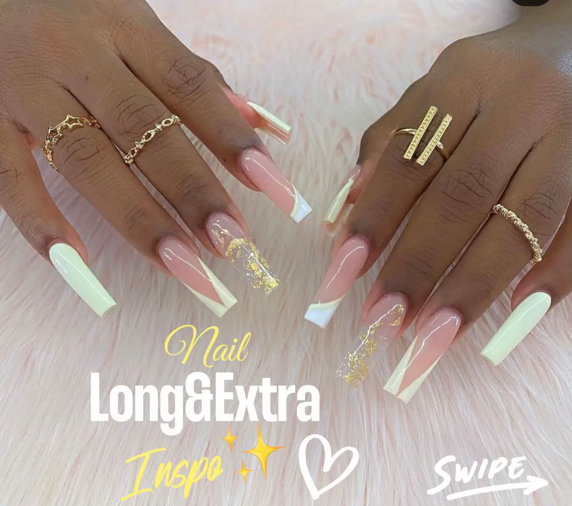 Nail Inspo💫🌸Long&Extra💅🏾😜 | แกลเลอรีที่โพสต์โดย Ashley 🇯🇲🥰 | Lemon8