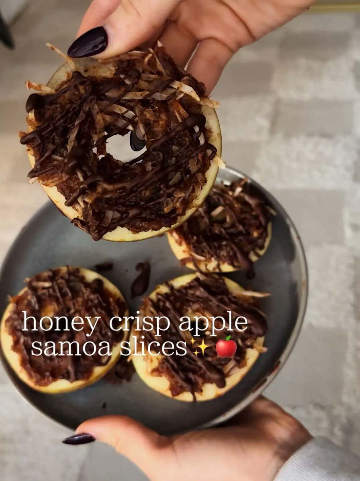 honey crisp apple samoa slices 🍎 | Gallery posted by _lifewithken_ | Lemon8