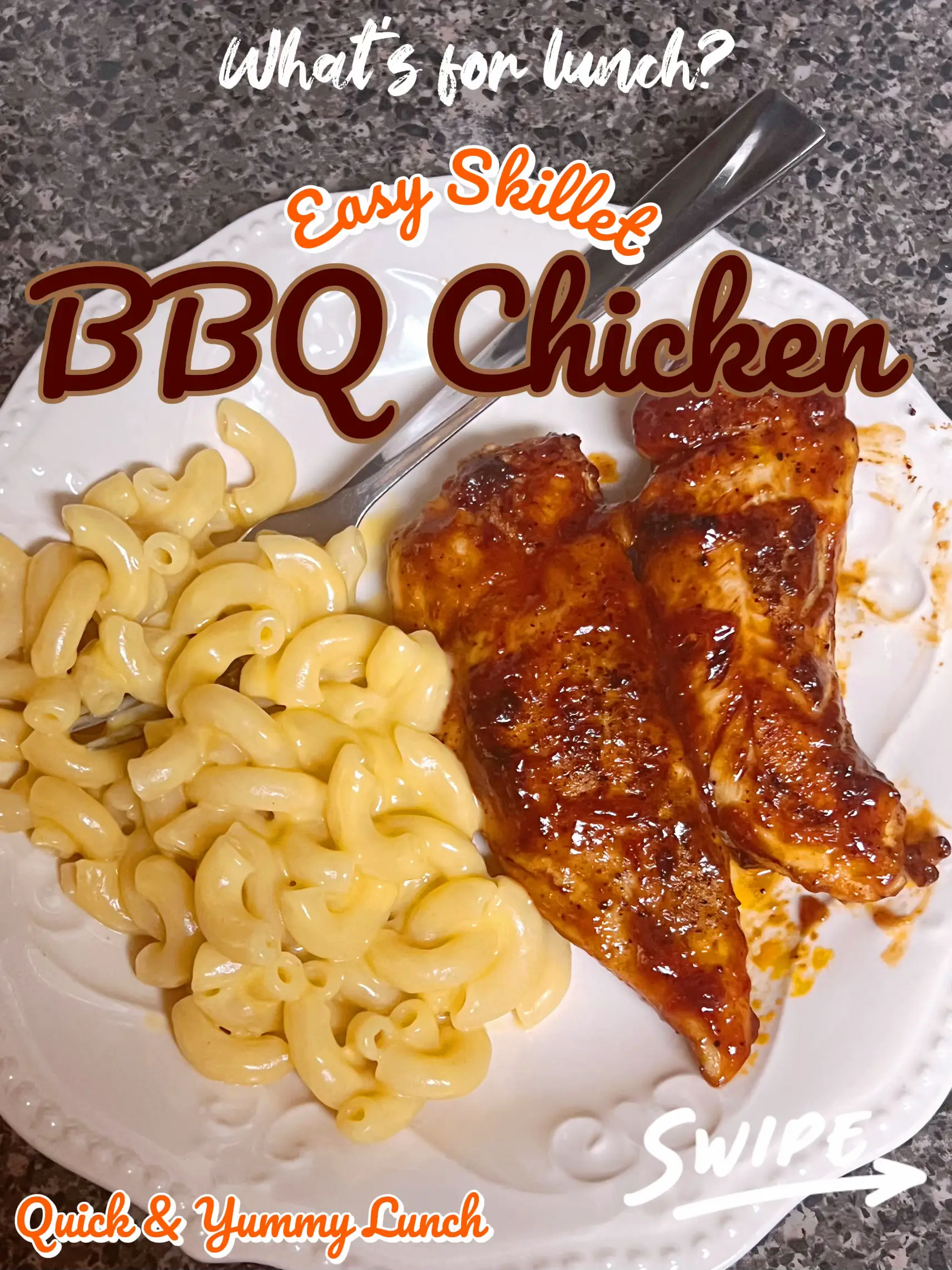 Easy Skillet BBQ Chicken for lunch! | Gallery posted by Emerald.💗 | Lemon8