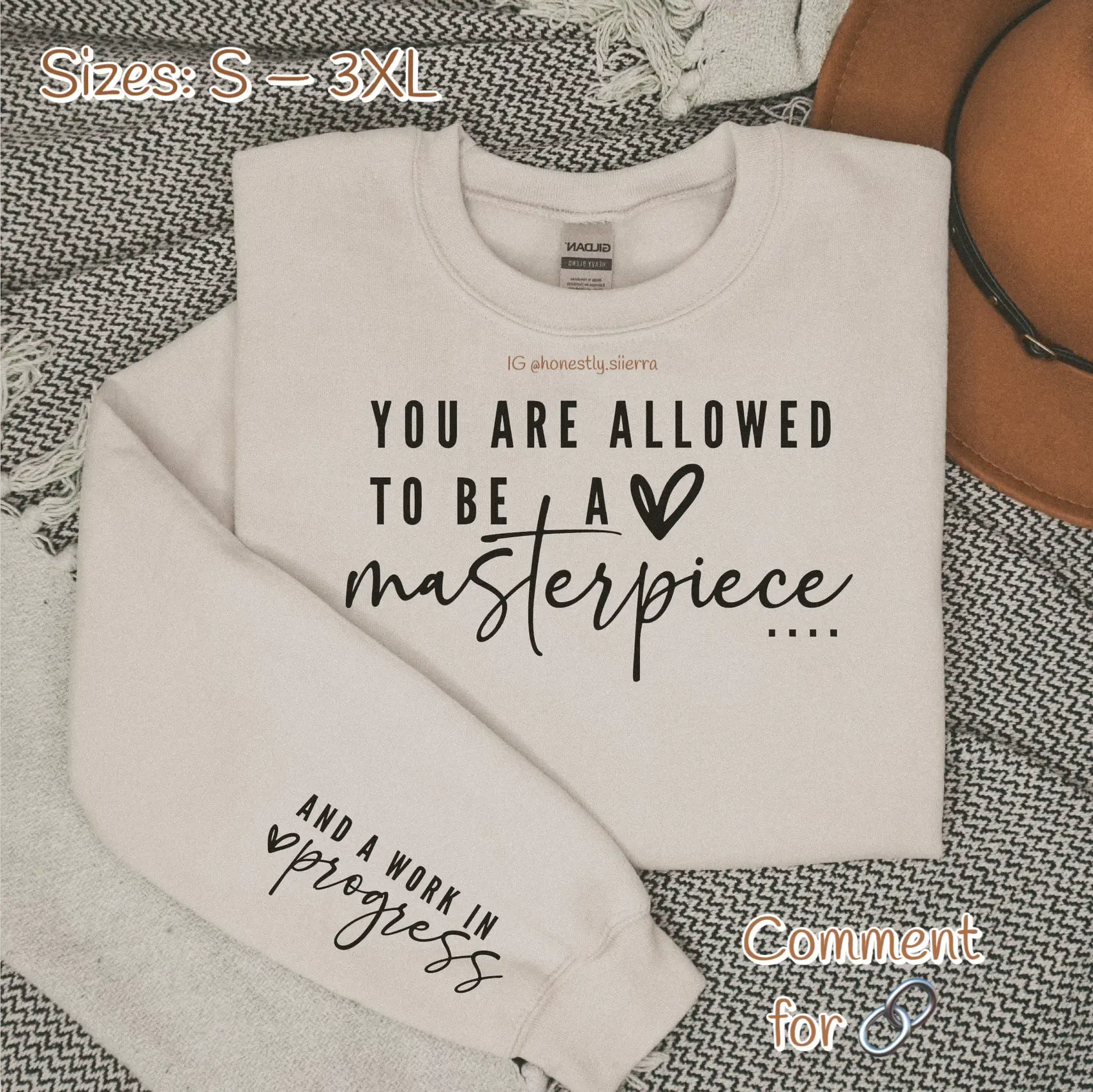 Masterpiece + Sleeve Accent Graphic Sweatshirt | แกลเลอรีที่โพสต์โดย sierra brooks | Lemon8