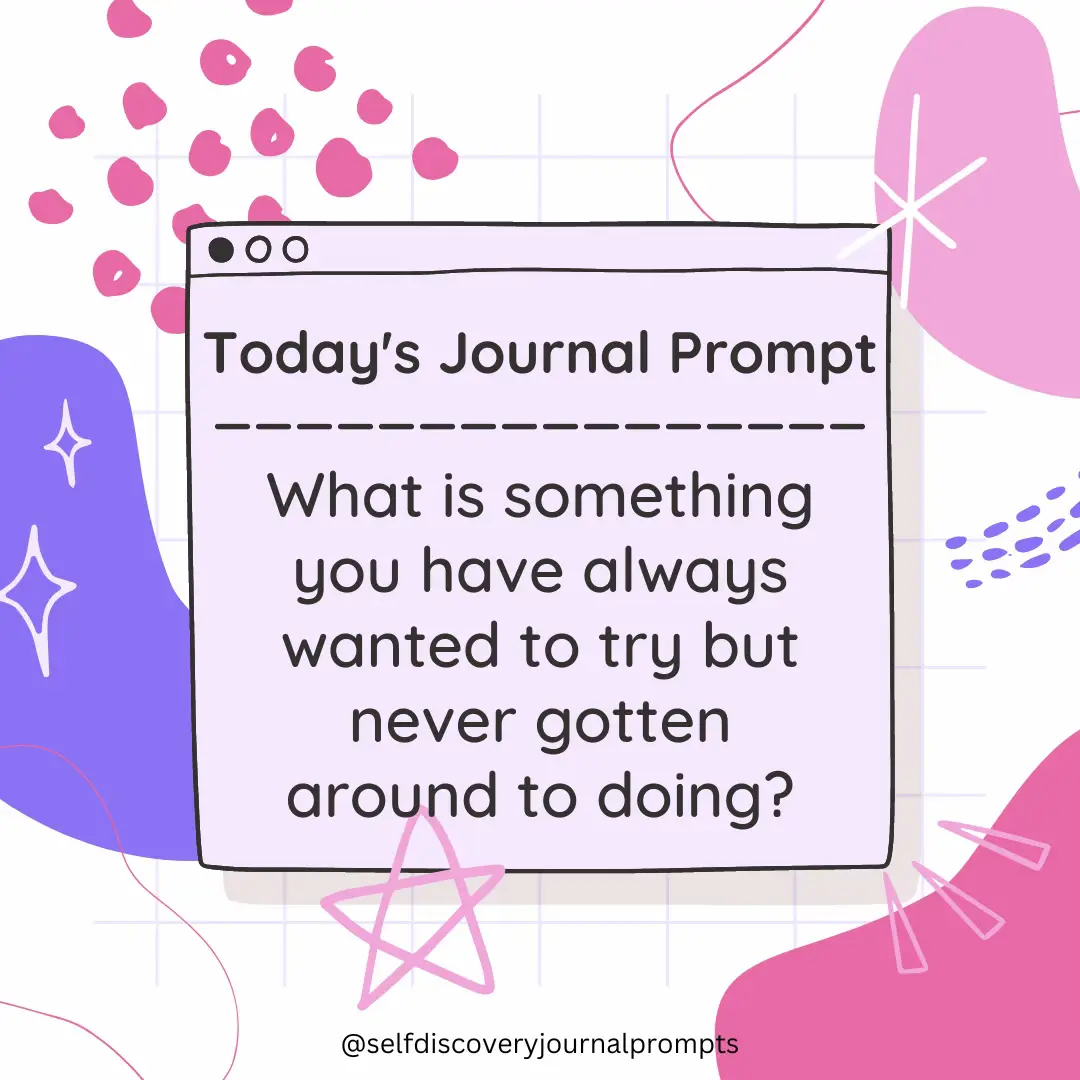 What do you want to try? | Gallery posted by Journal Prompts | Lemon8