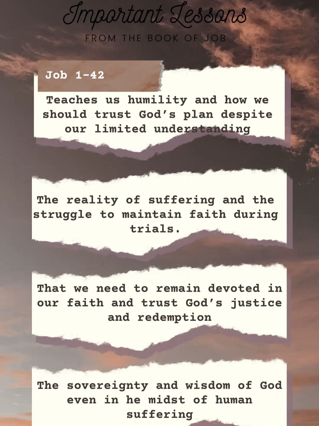 Important Lessons from the book of Job 🙏🏾 | Gallery posted by Jazzy ...
