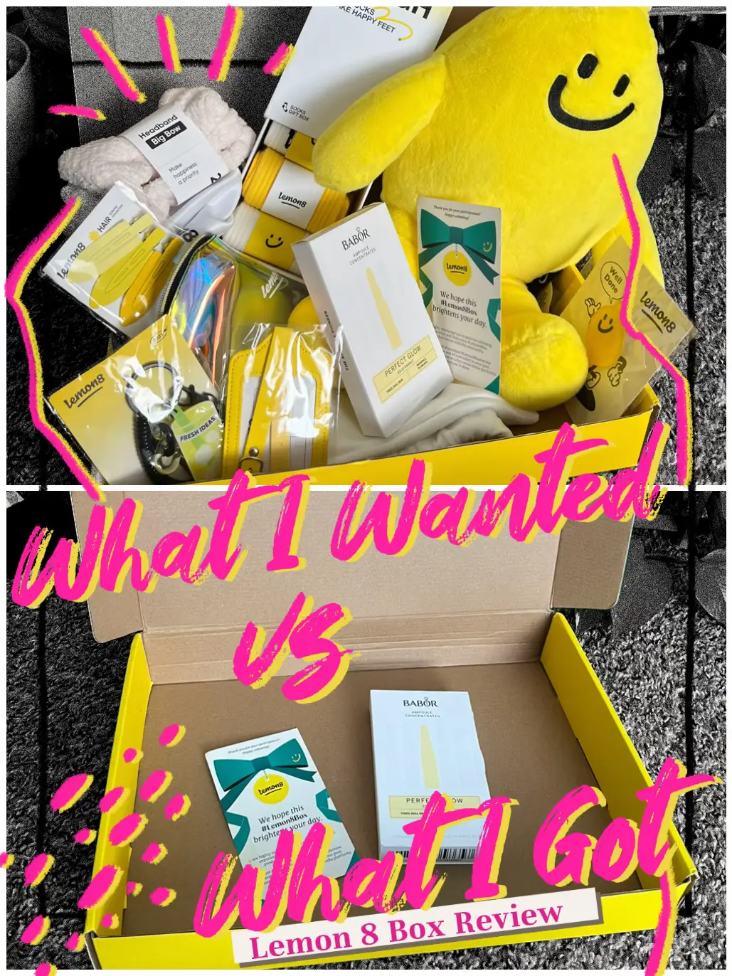 Lemon 8 Box 🍋 | What I Wanted vs. What I Got | Gallery posted by Dafoodiebaddie | Lemon8