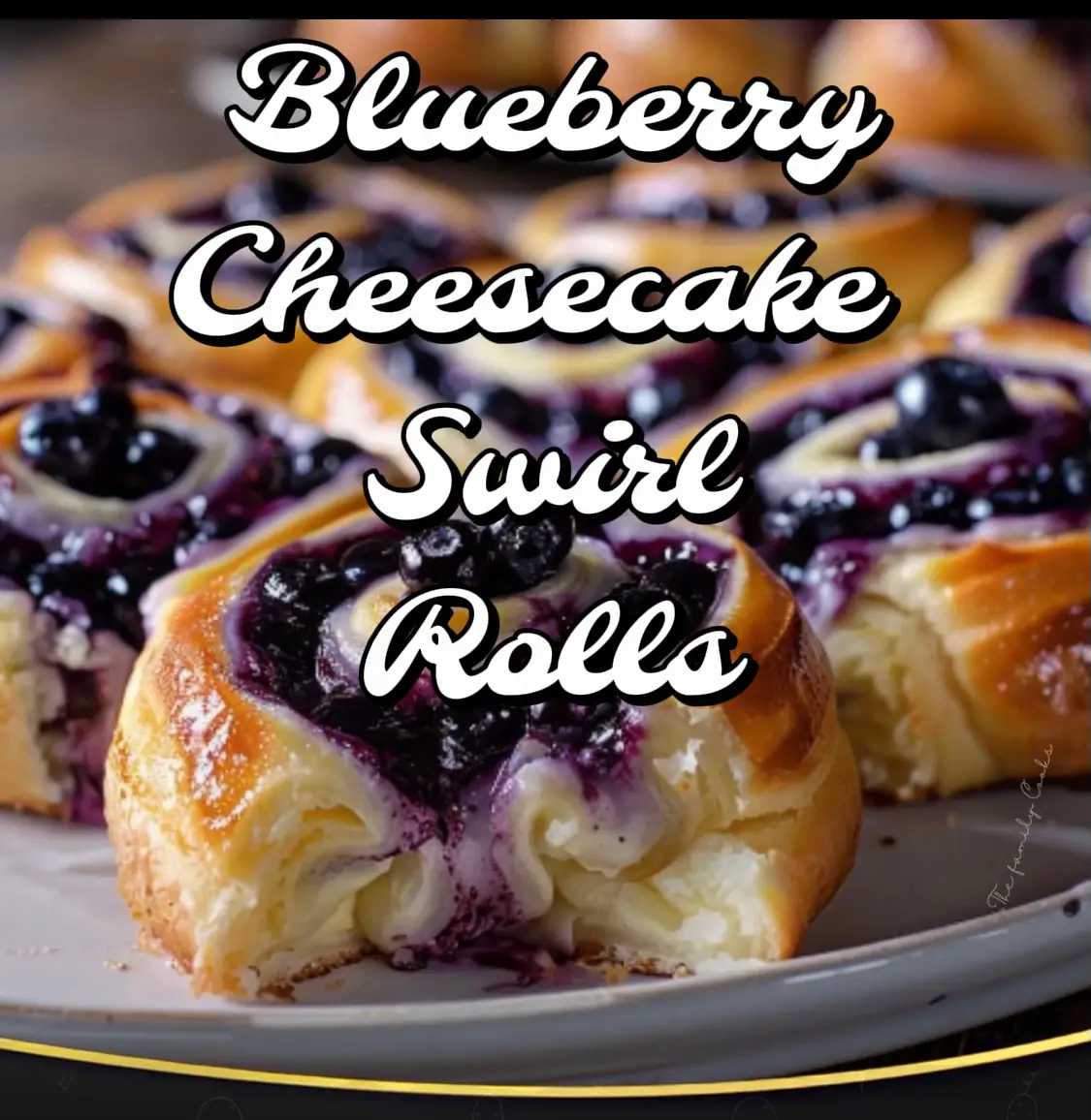 Blueberry Cheesecake Swirl Rolls | Gallery posted by WaveMUA | Lemon8