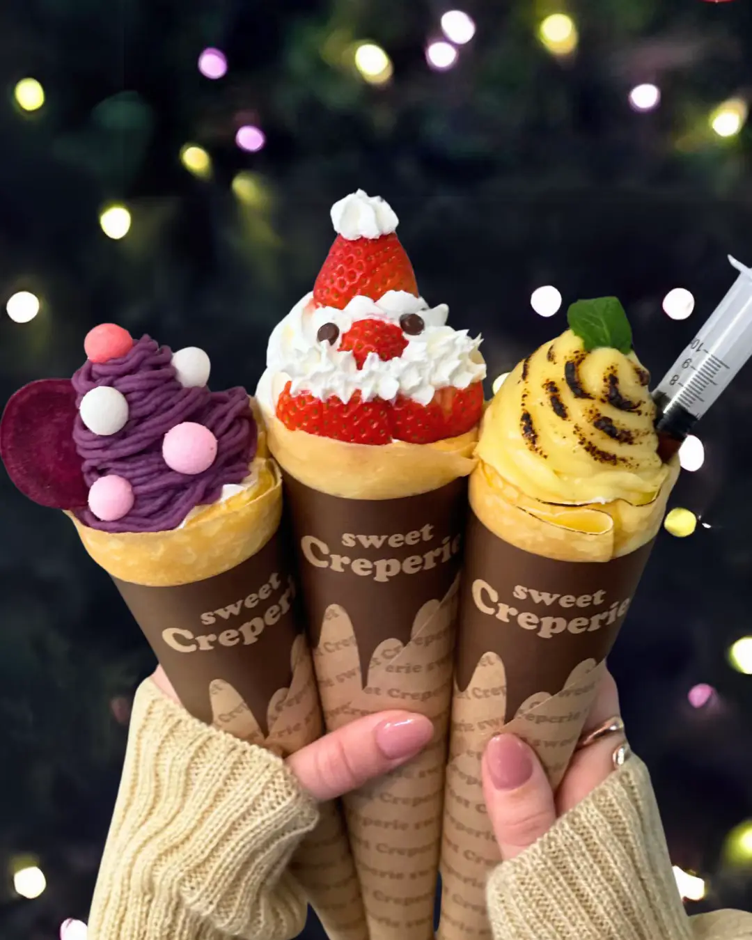 🌙The crepes you can eat in the middle of the night were too cute😍😍😍 ...
