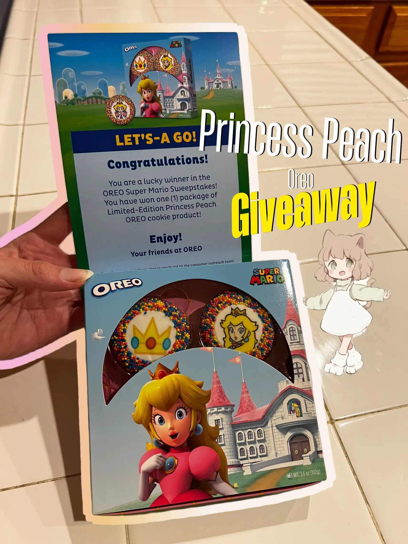 Princess Peach Oreo Giveaway | Gallery posted by Venus 🤍 | Lemon8