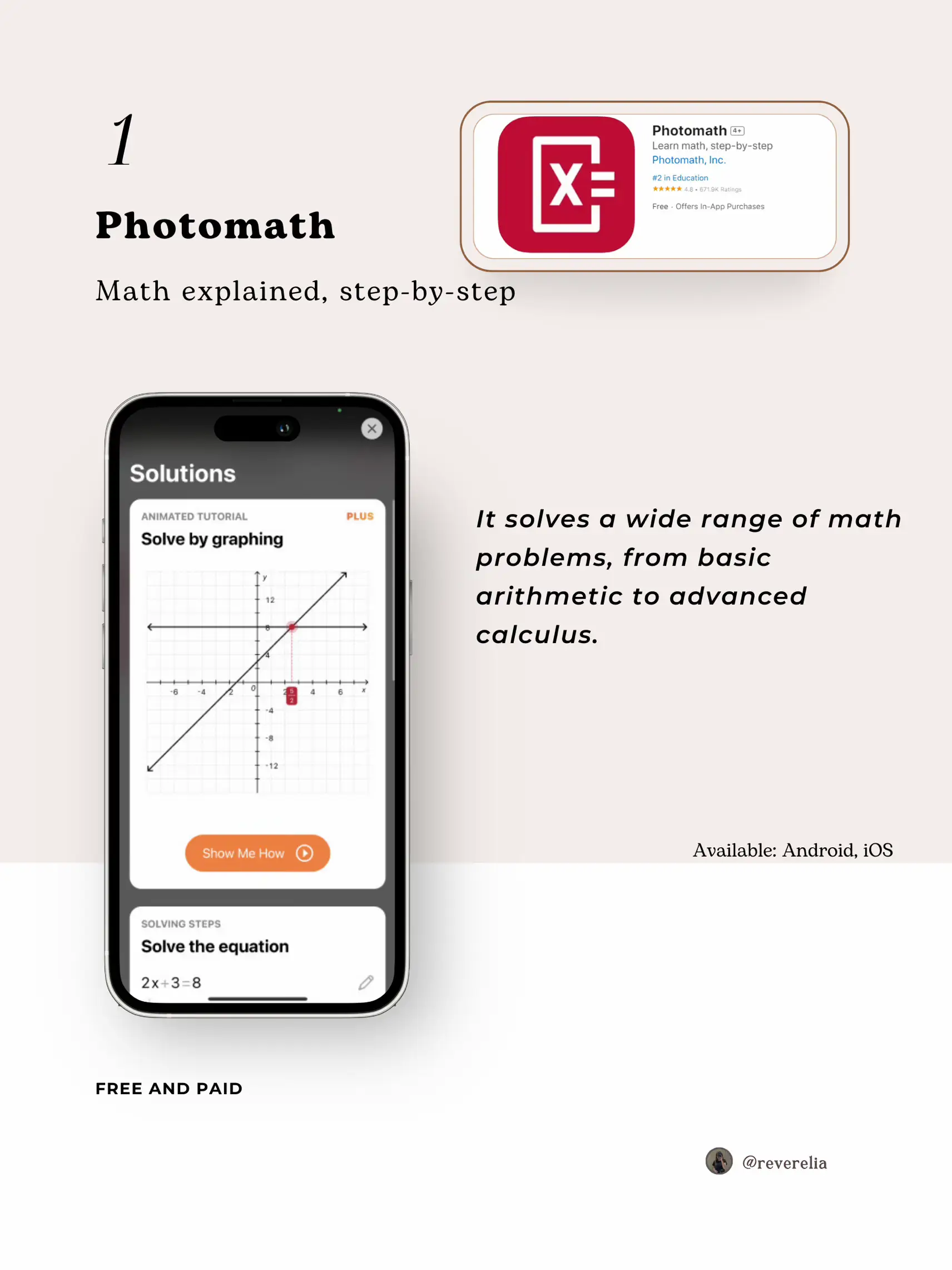 Apps To Solve Math Problems Gallery Posted By Reverelia Lemon8