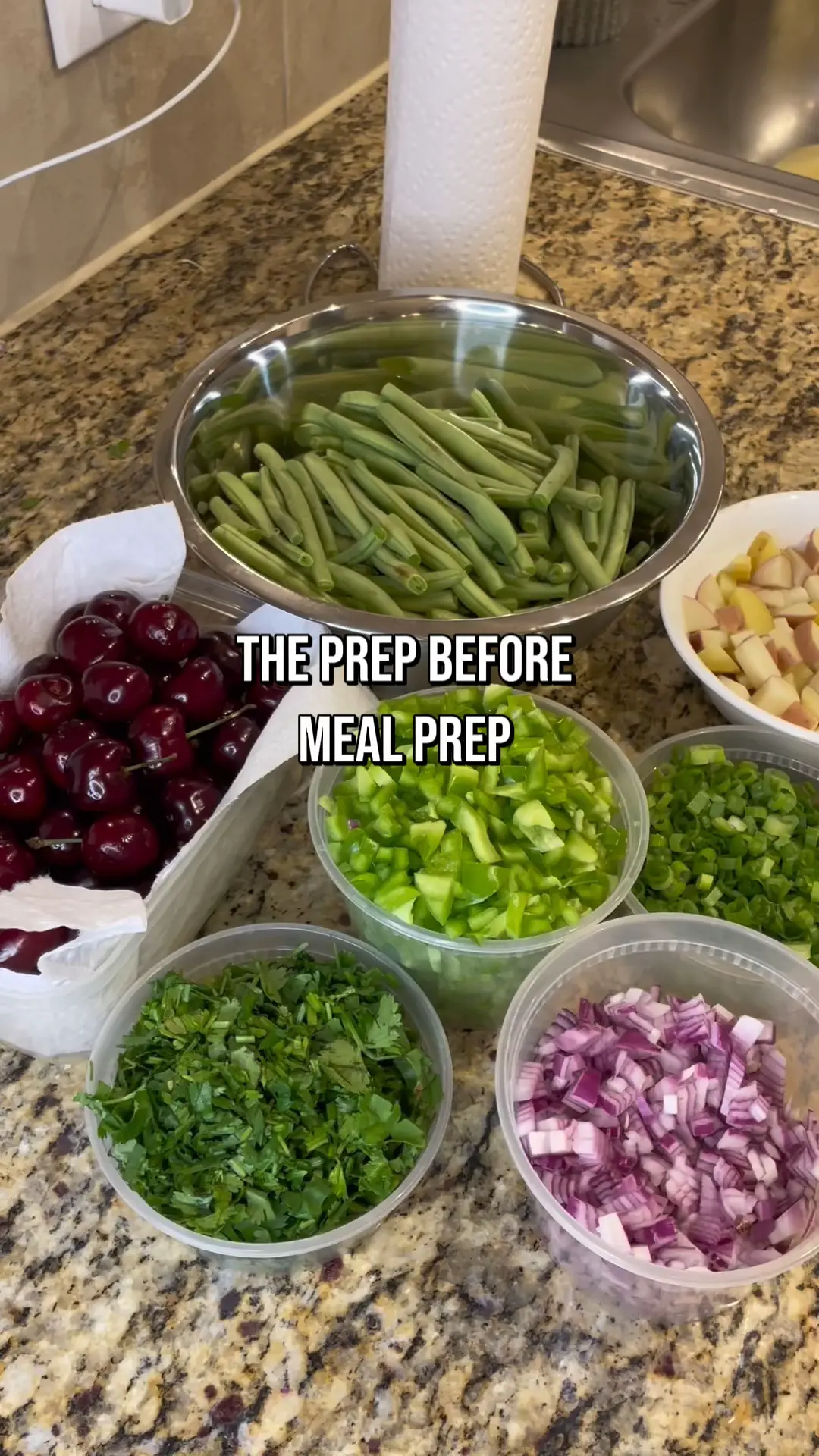 the prep before meal prep 👩‍🍳 | Video published by karen🍒 | Lemon8