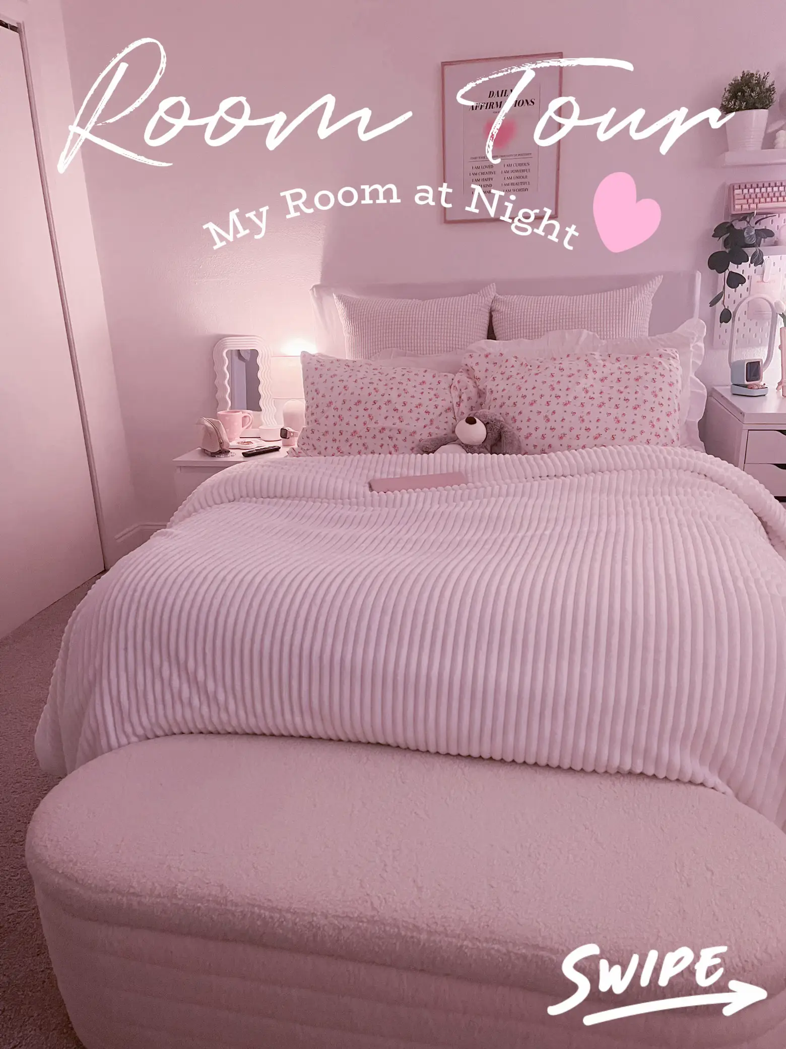 Mini Room Tour: My Room at Night | Gallery posted by doms.cozyspot | Lemon8