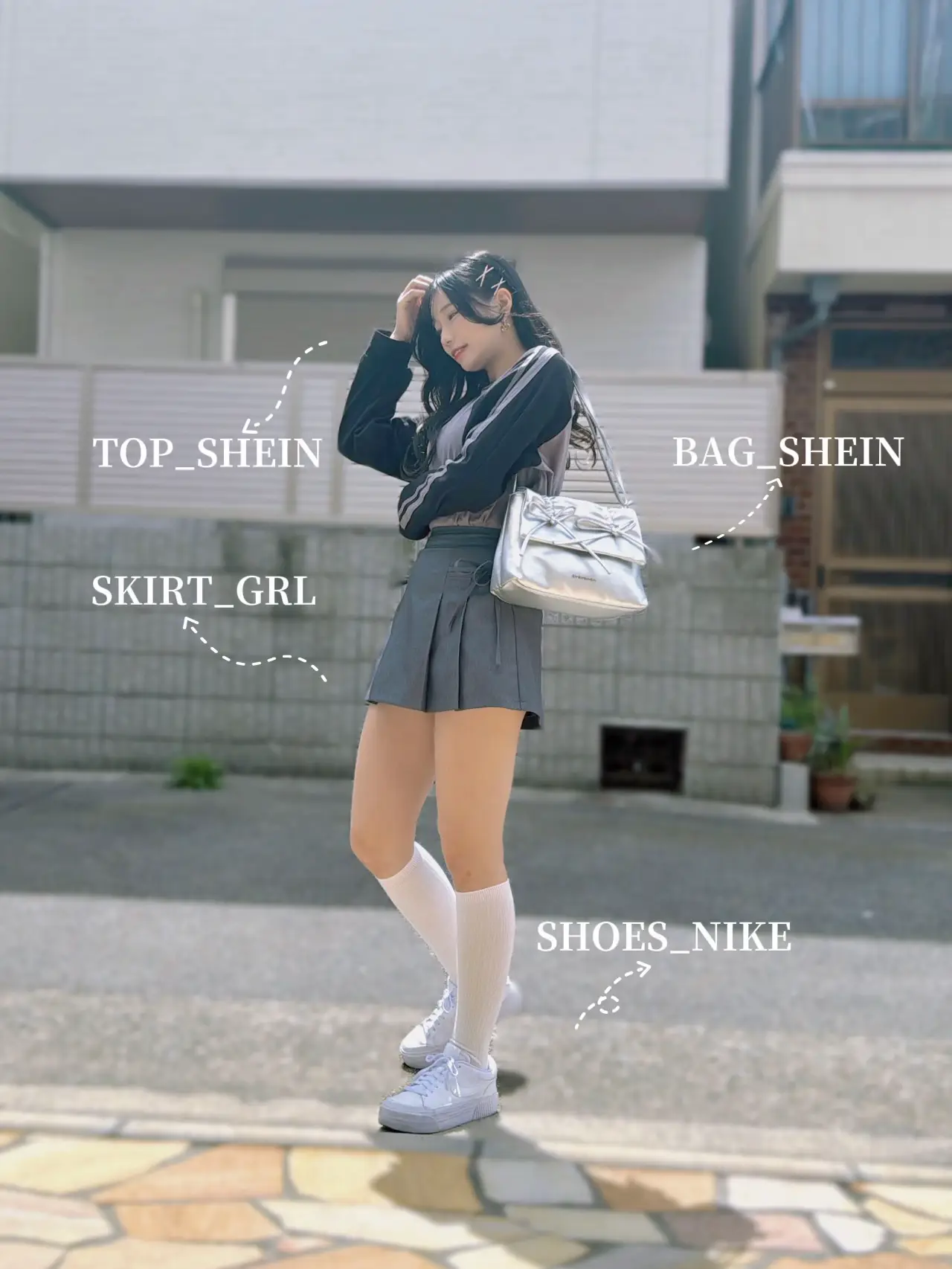 〖SHEIN×GRL〗 スポーティーガーリーコーデ🛼🎀 | k a r i n 🍓ˊ˗が投稿したフォトブック | Lemon8