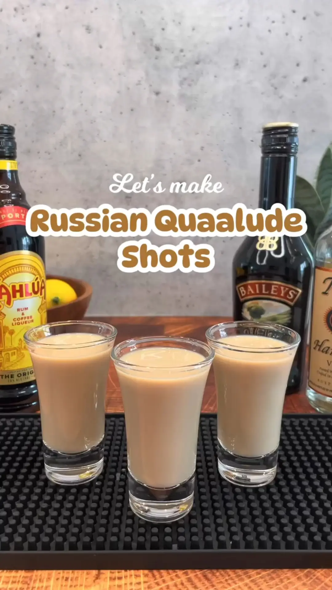 Russin Quaalude Shot Recipe 🇷🇺 | Video published by TipsyDerek | Lemon8
