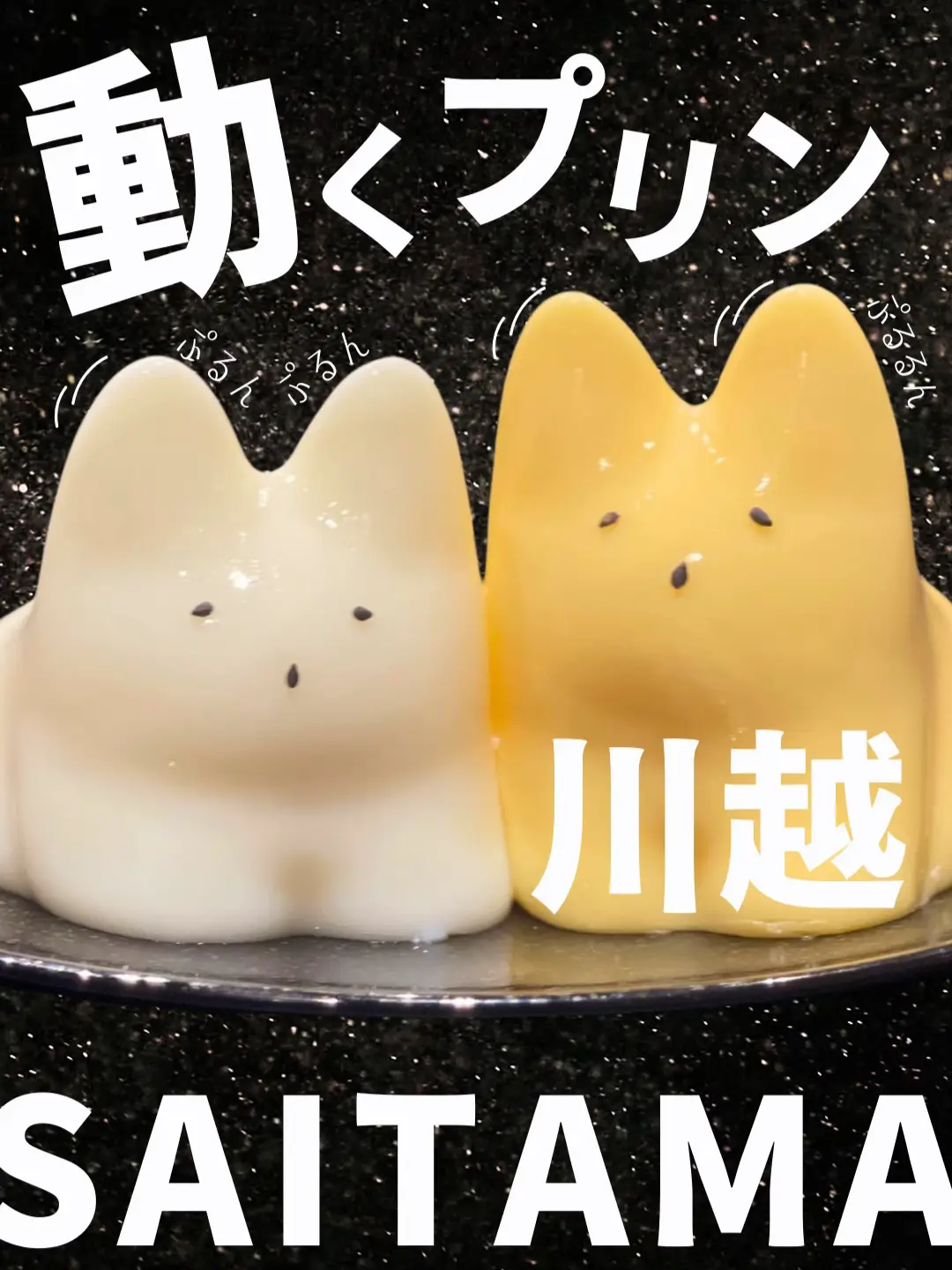 Rabbit pudding of large basri appeared in Kawagoe in Korea🍮🐇 | Video ...