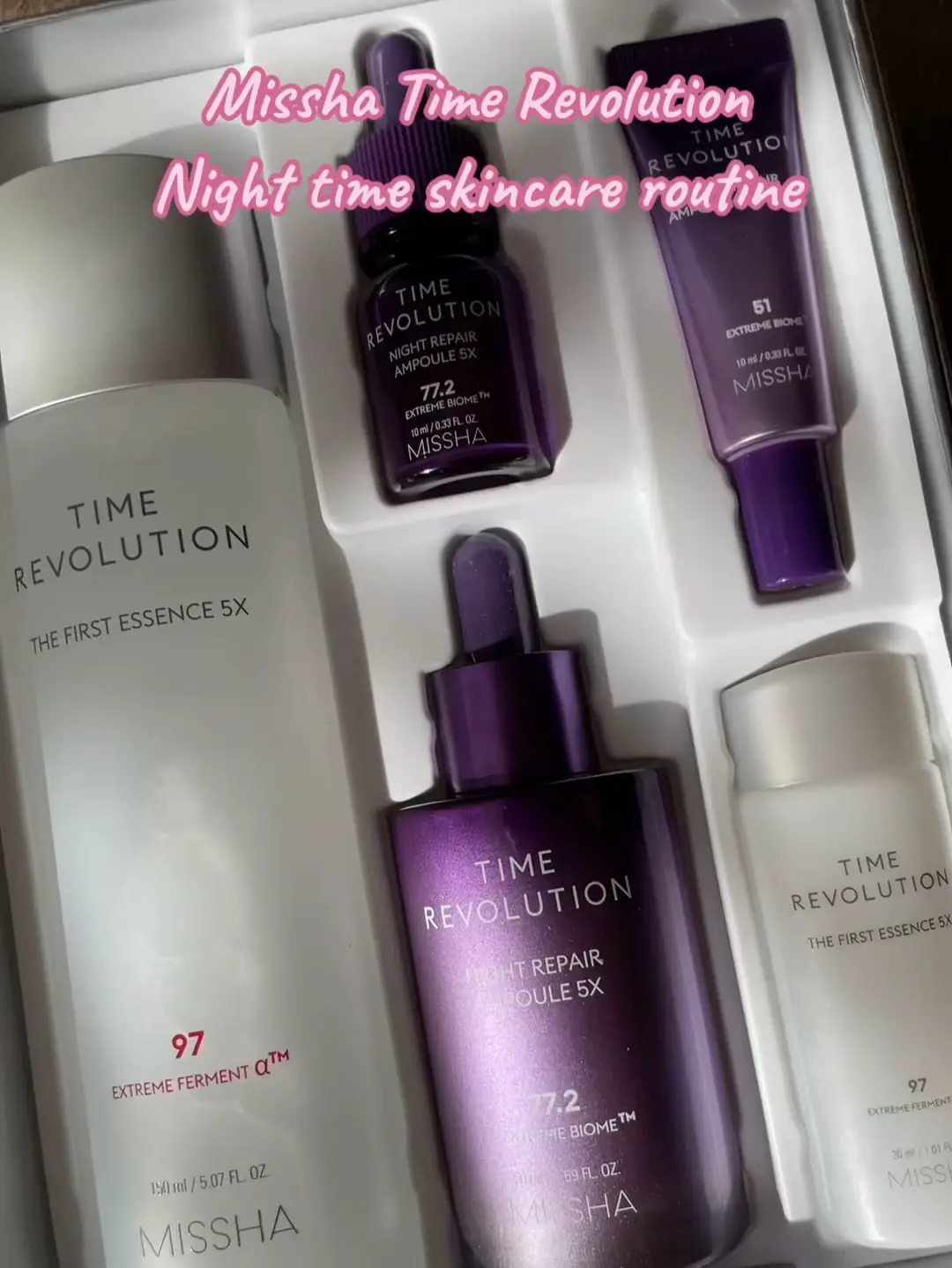 Nighttime Korean Skincare Routine | วิดีโอที่เผยแพร่โดย ItsAm0re | Lemon8