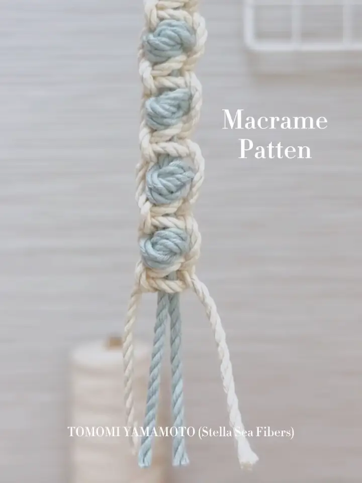 Macrame Patten🪢 | TOMOMI YAMAMOTOの投稿動画 | Lemon8