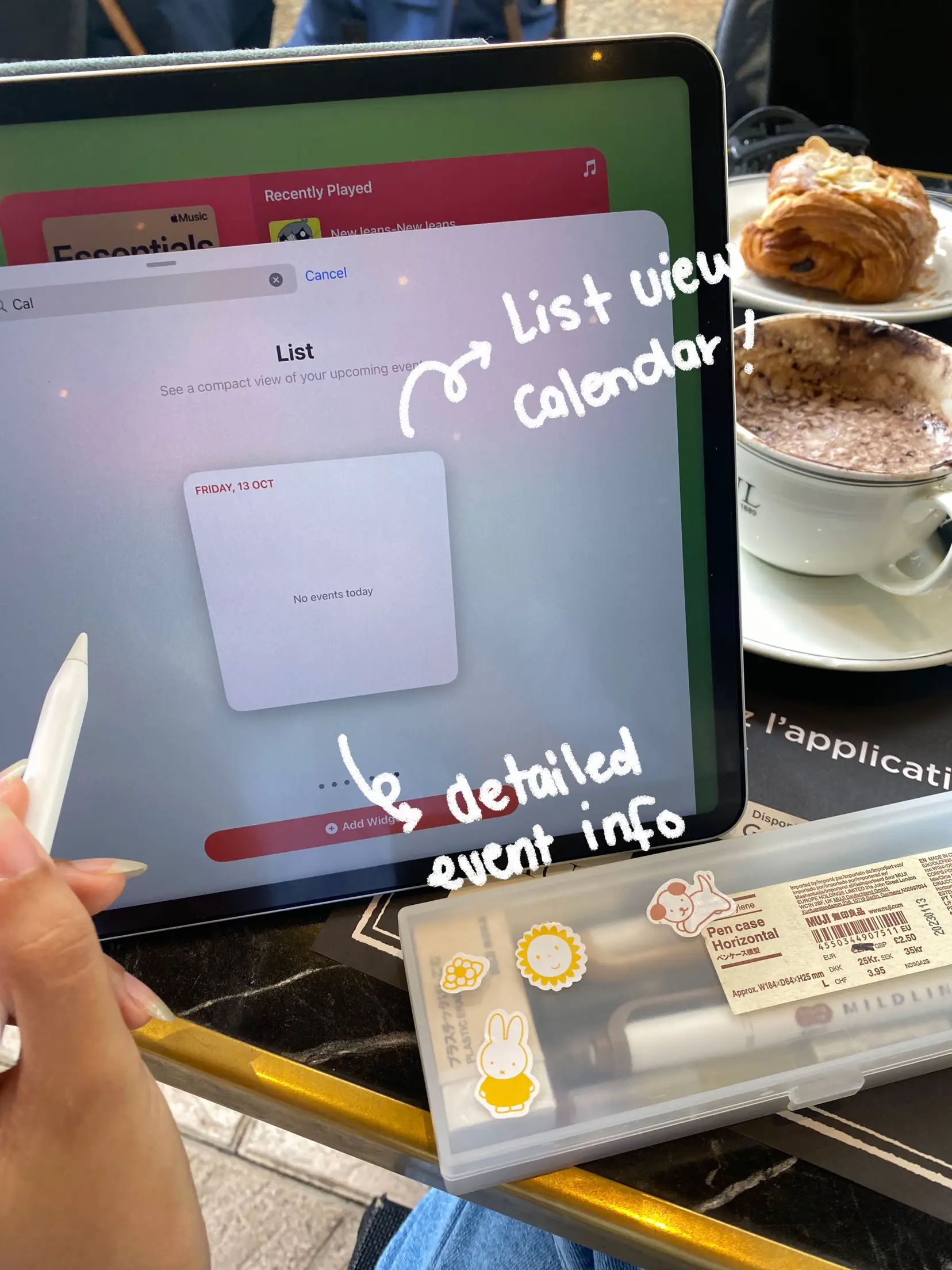 My Favorite Default iPadOS 17 Widgets 📱 | แกลเลอรีที่โพสต์โดย sanae ☕️ | Lemon8