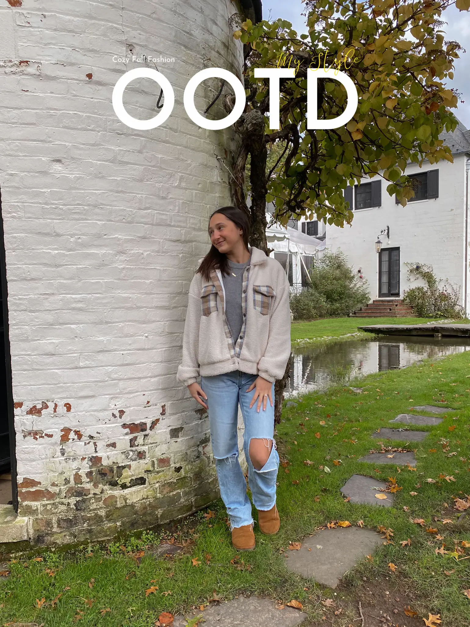 Fall ootd 🍂🧸🧦🤍 | Gallery posted by Nicole 💌 | Lemon8