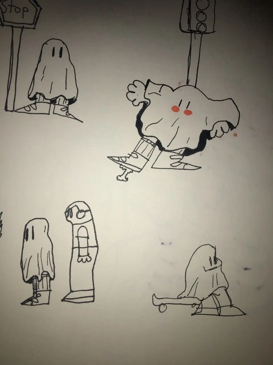 How to draw ghosts | Gallery posted by E.draws ️ | Lemon8