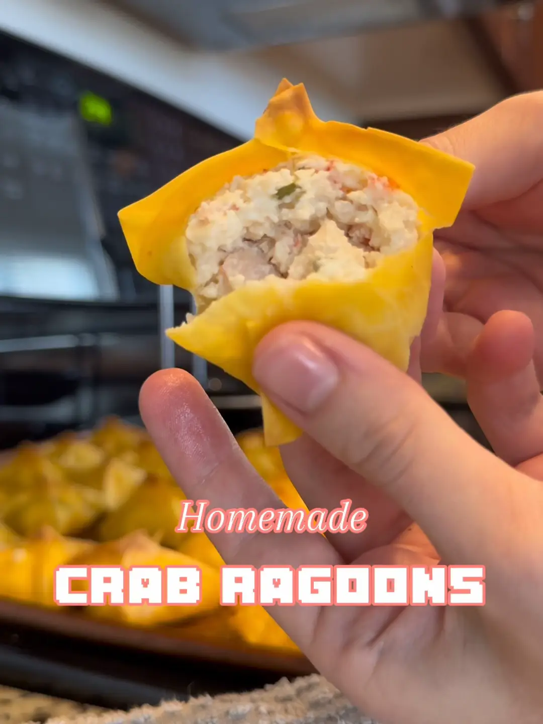 Homemade Crab Ragoons | Video published by Nicole Witt | Lemon8