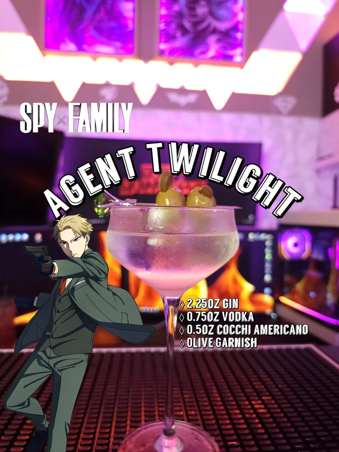Agent Twilight Cocktail | Gallery posted by AaronMakesDrink | Lemon8
