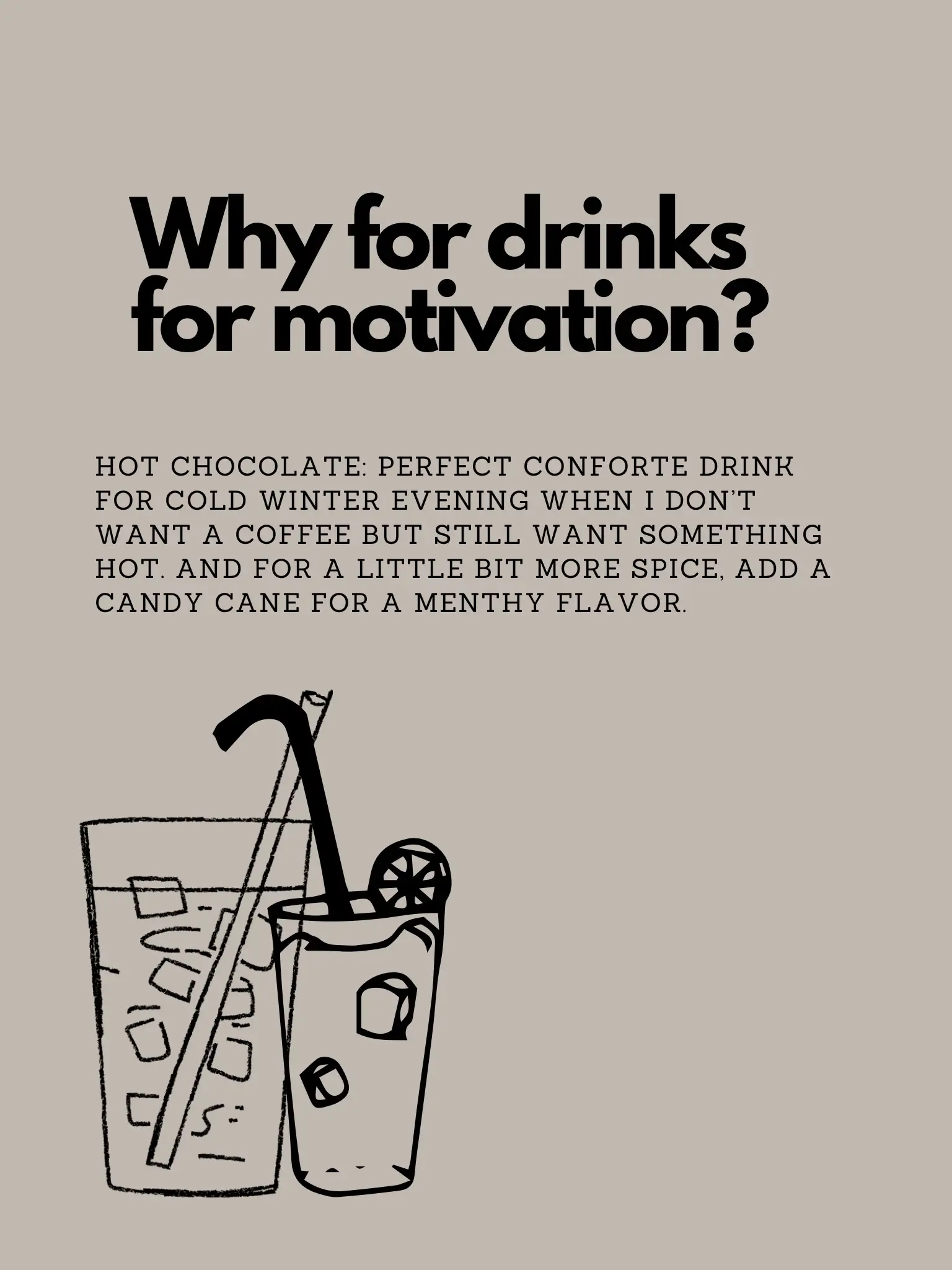 Fun drinks ideas for study/work motivation | แกลเลอรีที่โพสต์โดย emmaa ...