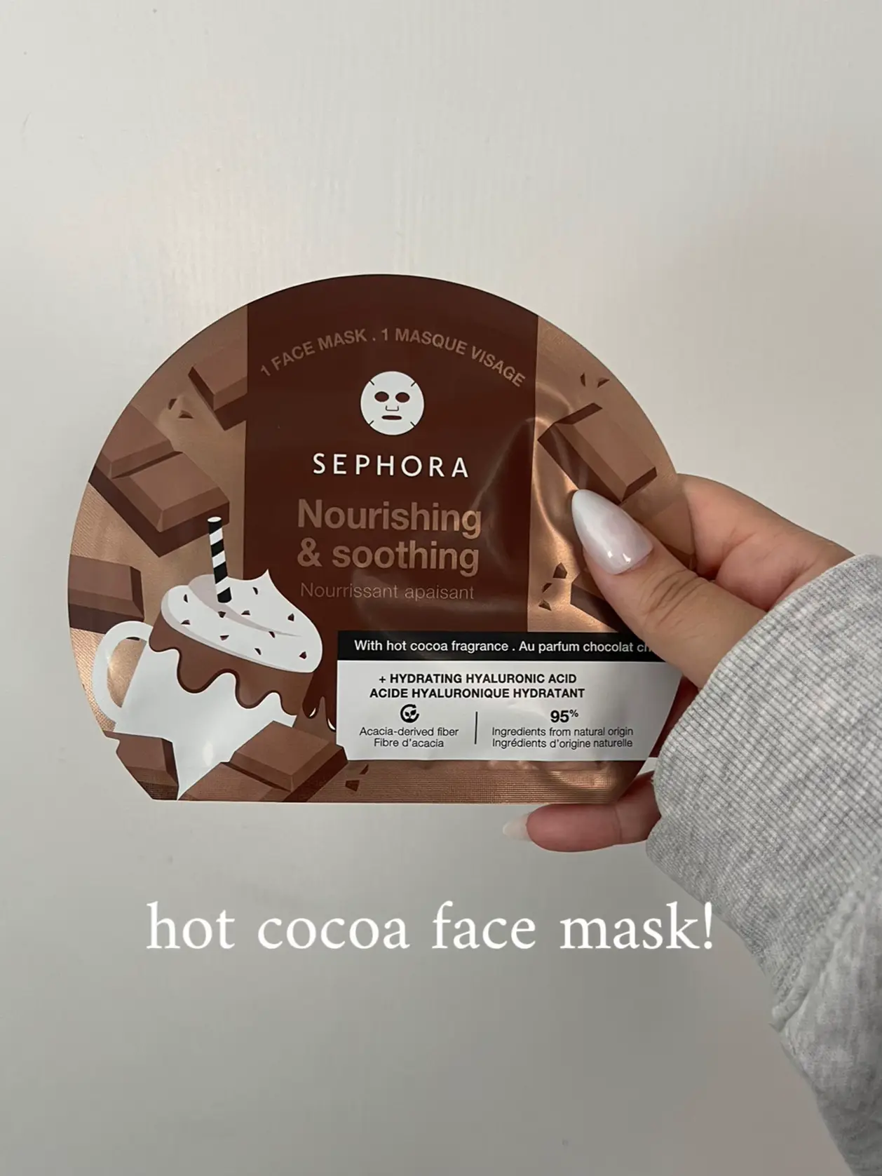 hot cocoa face mask 🍫☕️ | วิดีโอที่เผยแพร่โดย chellene | Lemon8