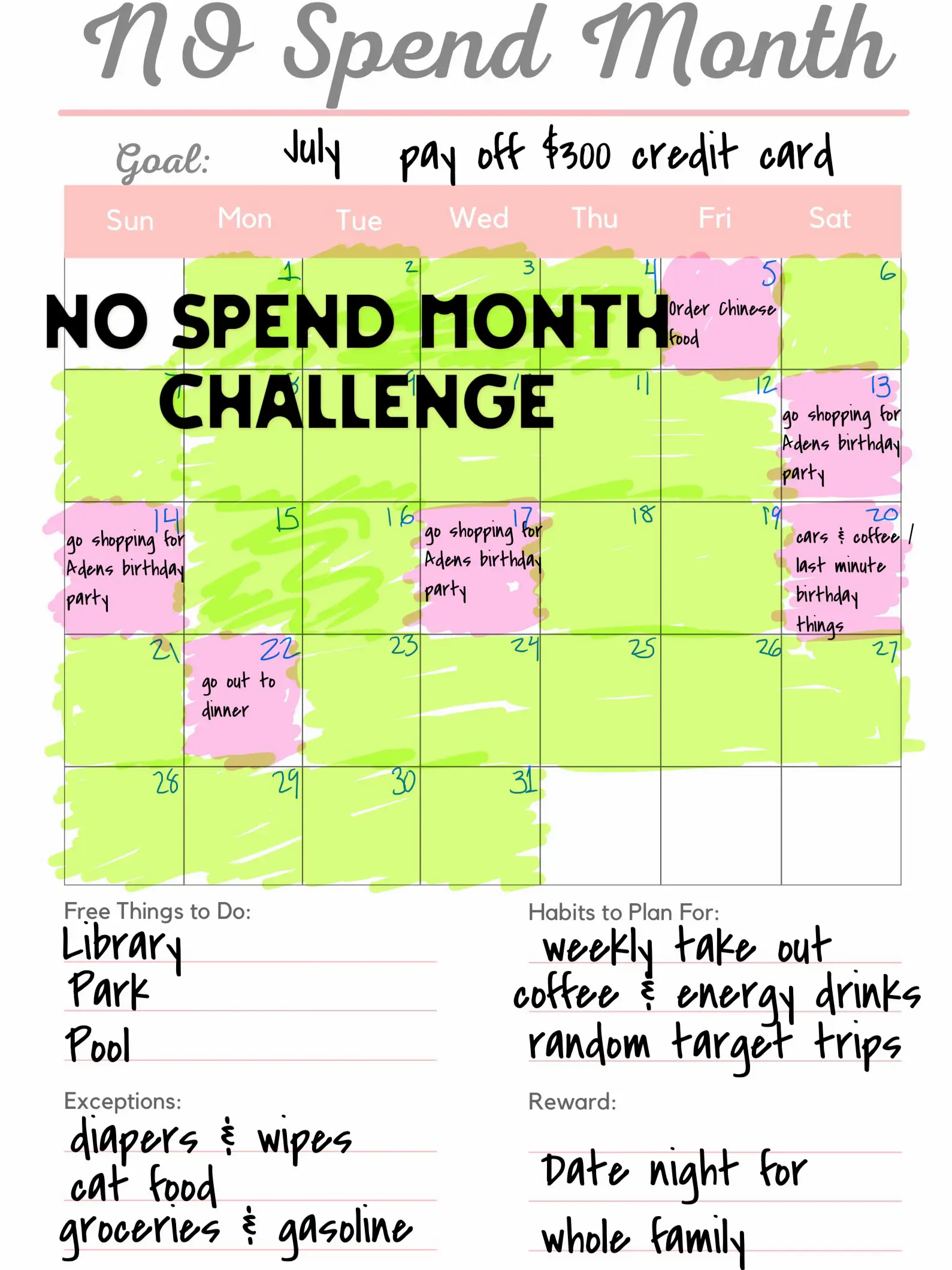 My No Spend Months Challenge! 💸 | Gallery posted by Natalie Simpson ...