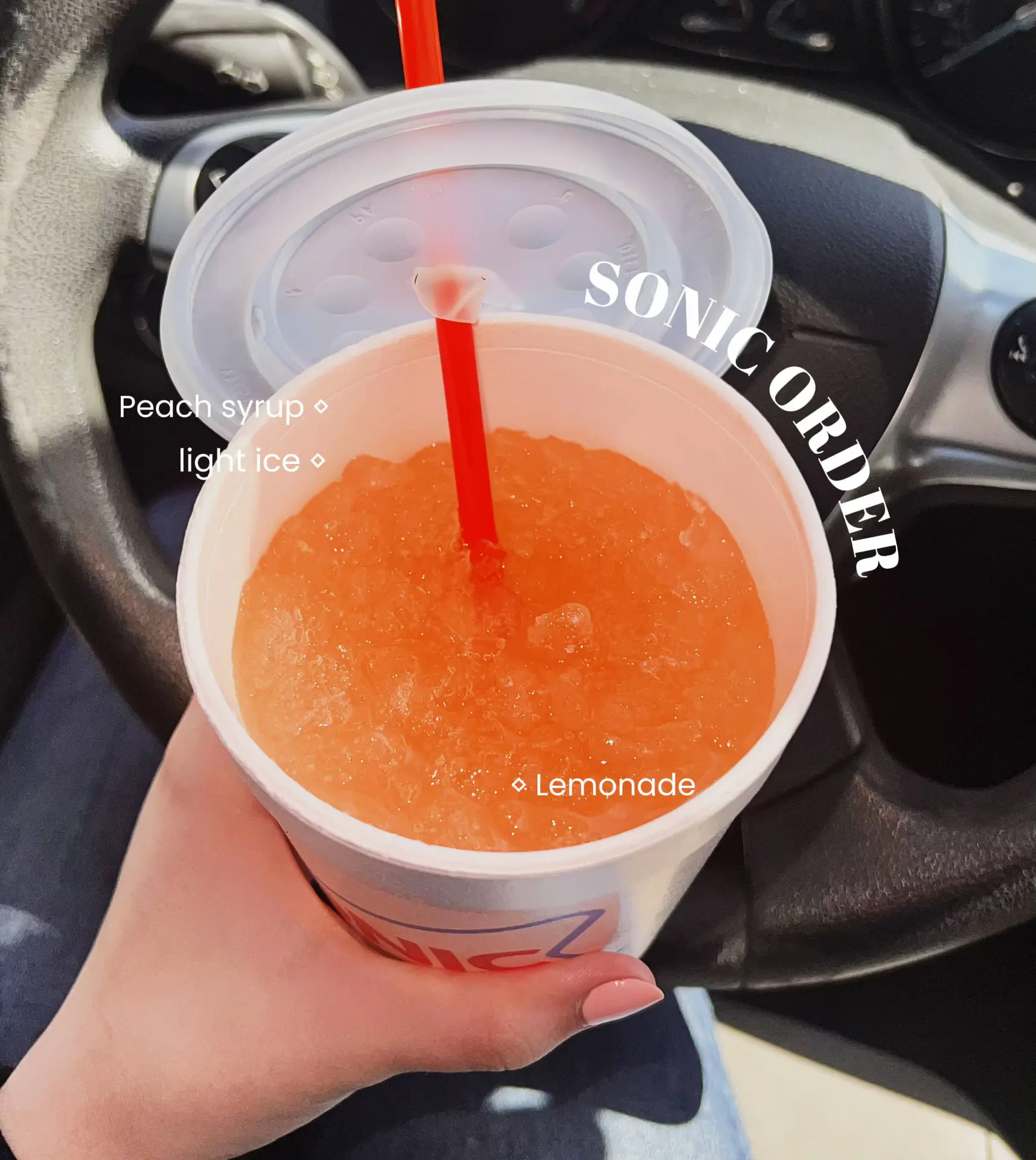 SONIC ORDER🍋🍑 | Gallery posted by Mary Agnes | Lemon8