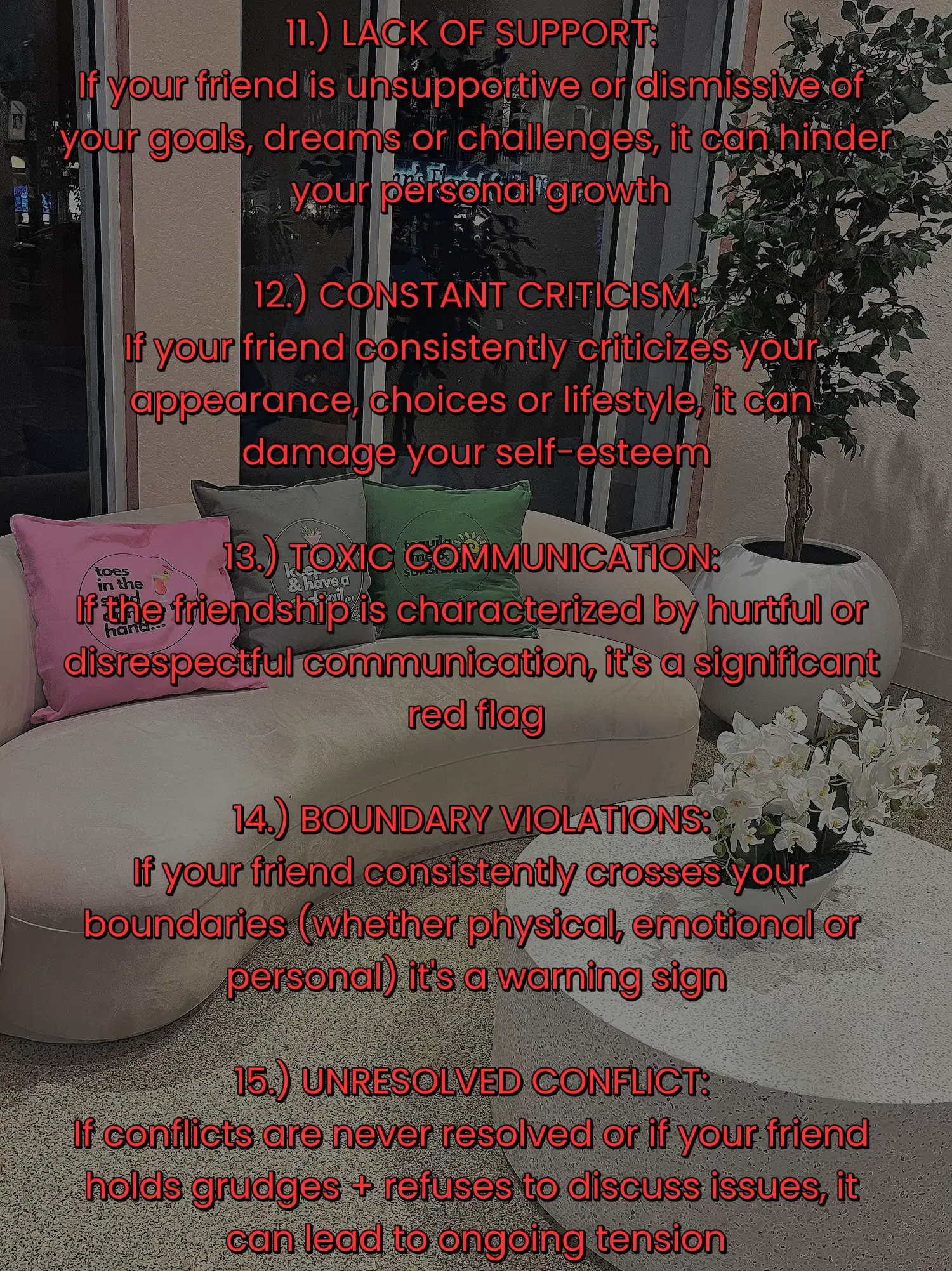 20 RED FLAGS I always look out for in FRIENDSHIPS🚩 | Gallery posted by ...