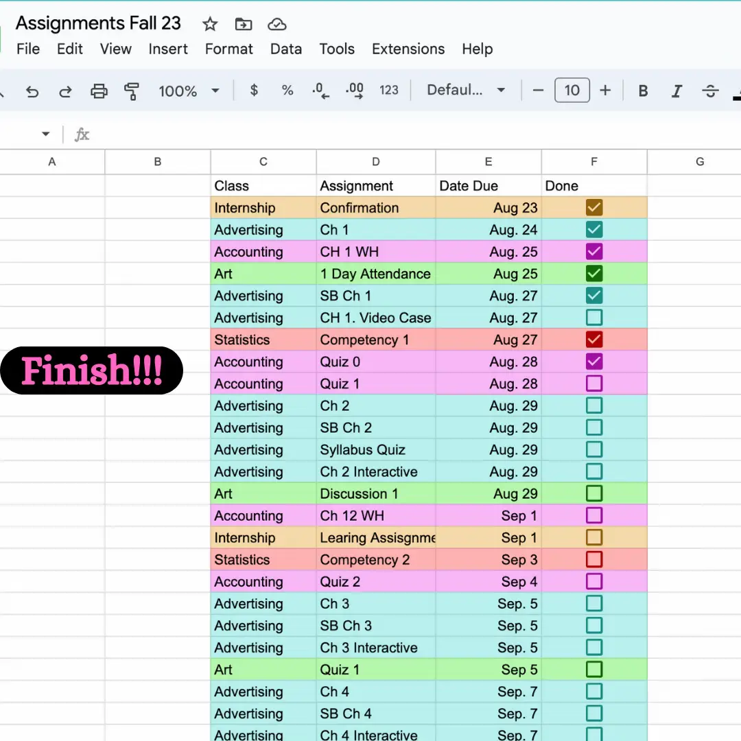 How I organize my assignments! | Gallery posted by Mykenzie Hager | Lemon8