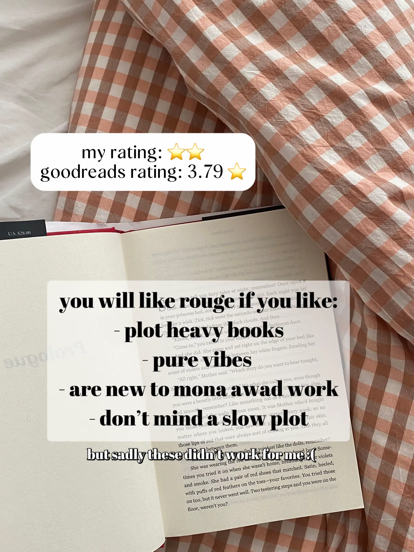 why i didn’t like rouge but mona awad | Gallery posted by mali | Lemon8