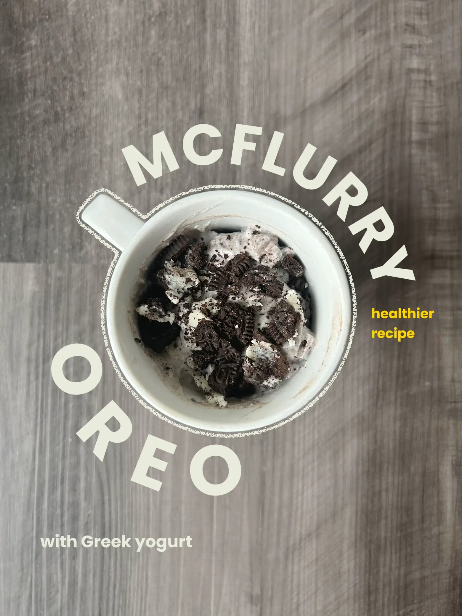 Oreo McFlurry Flavored Greek Yogurt Recipe | Gallery posted by Abby ...