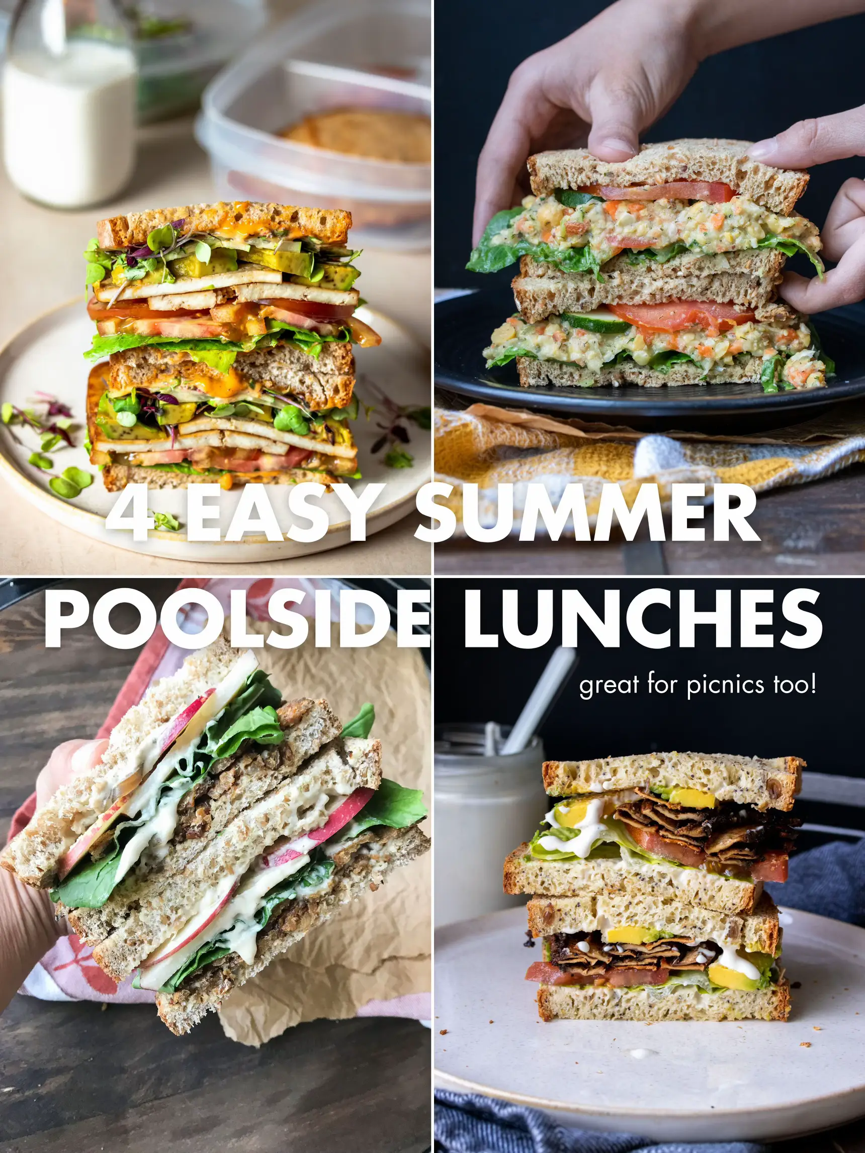 4 Easy Summer Poolside Lunches | Gallery posted by Sophia DeSantis | Lemon8