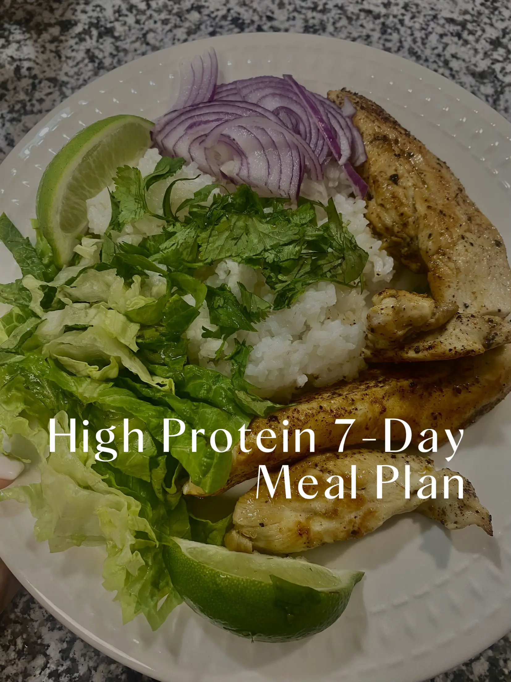 High Protein 7-Day Meal Plan 🌮 | Gallery posted by Roya | Lemon8