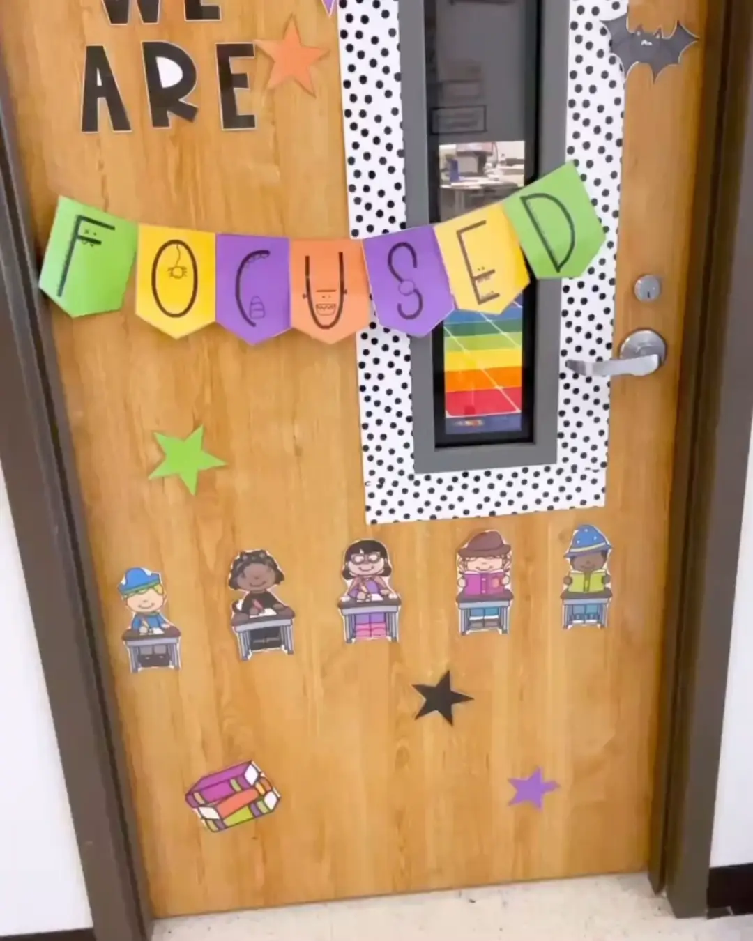 Halloween Classroom Door Decor | Video published by Ms. Emilee | Lemon8